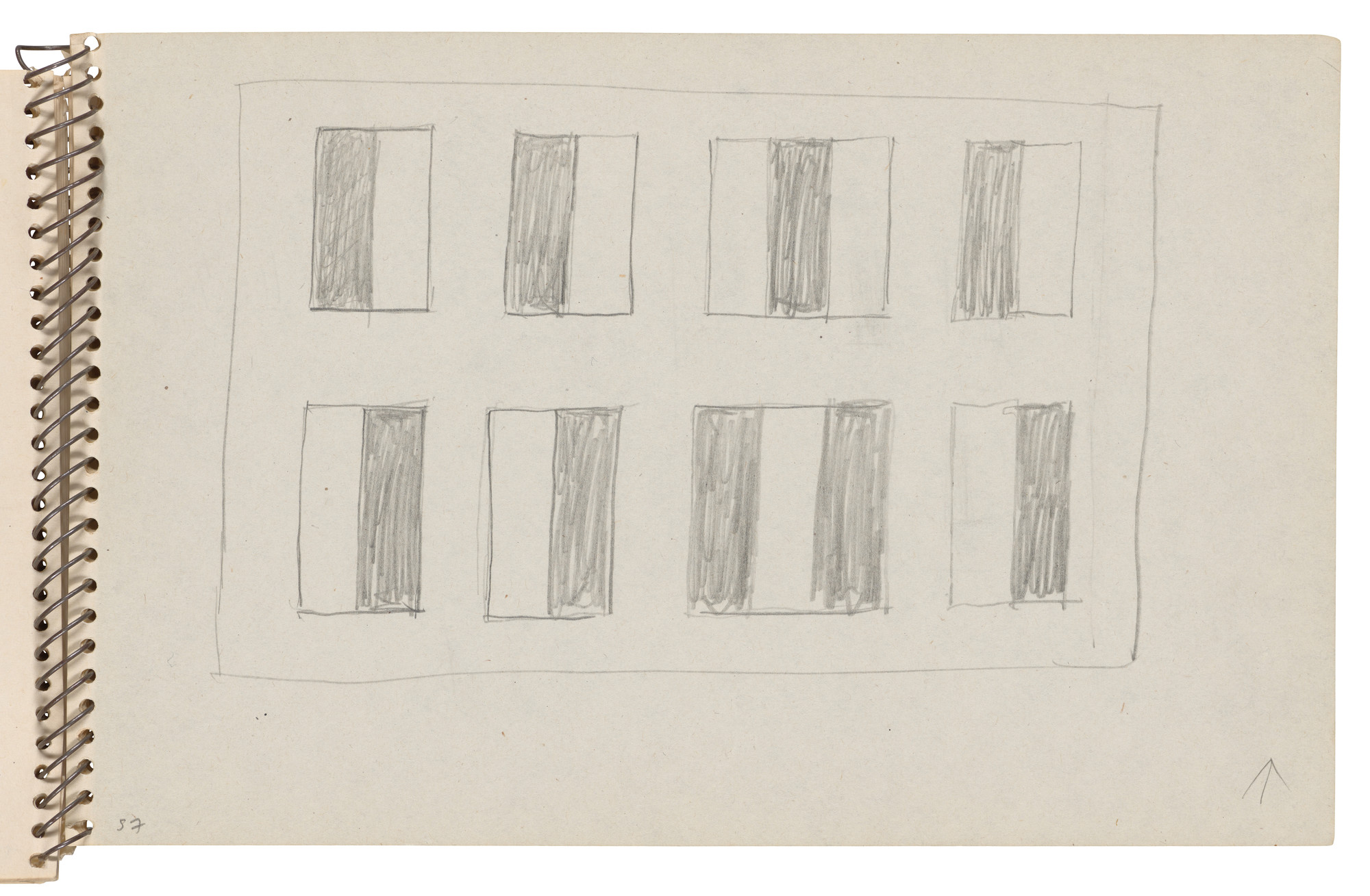 Ellsworth Kelly. Sketchbook #8, Paris. 1949 | MoMA