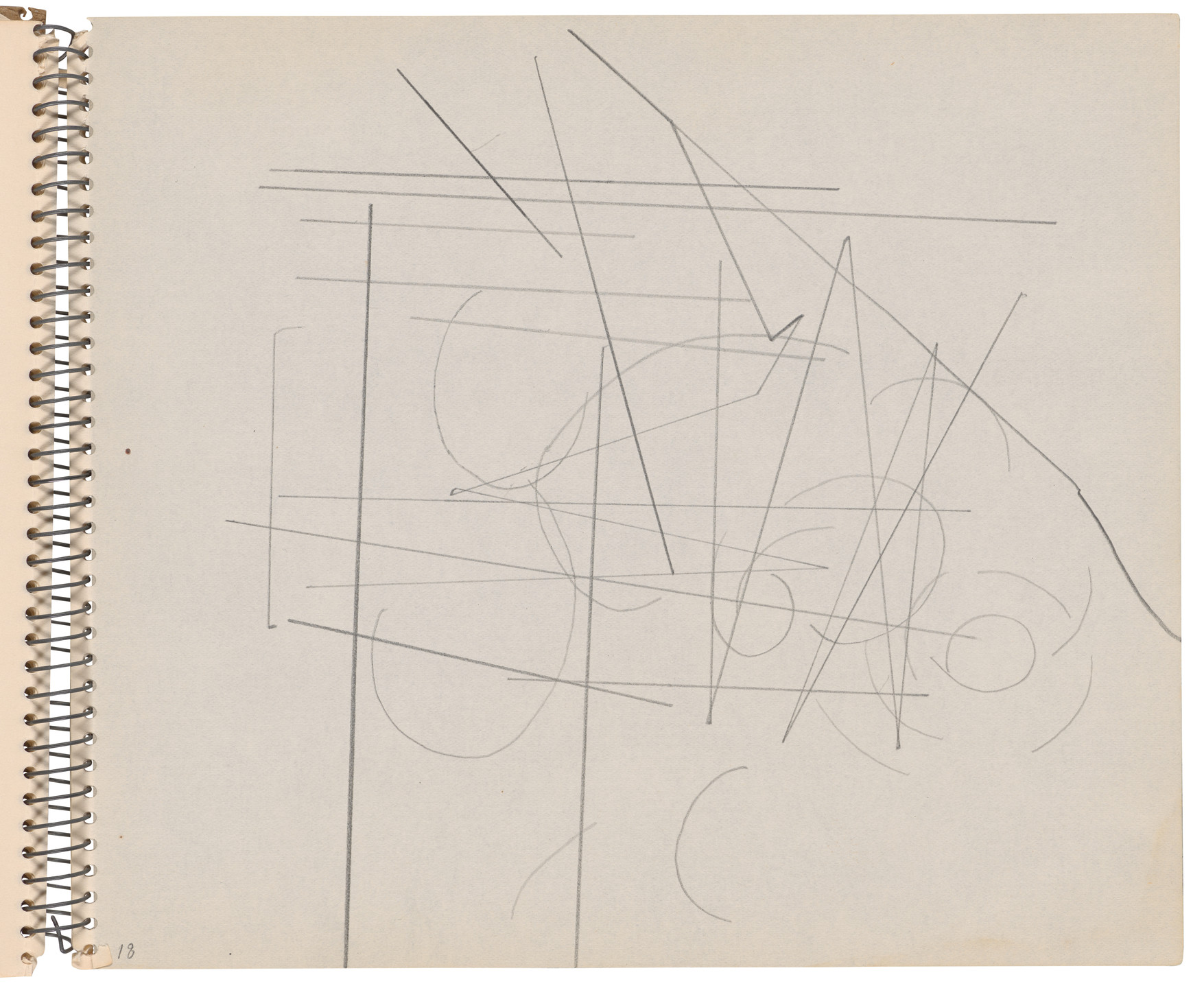 Ellsworth Kelly. Sketchbook #14, Paris. 1950 | MoMA
