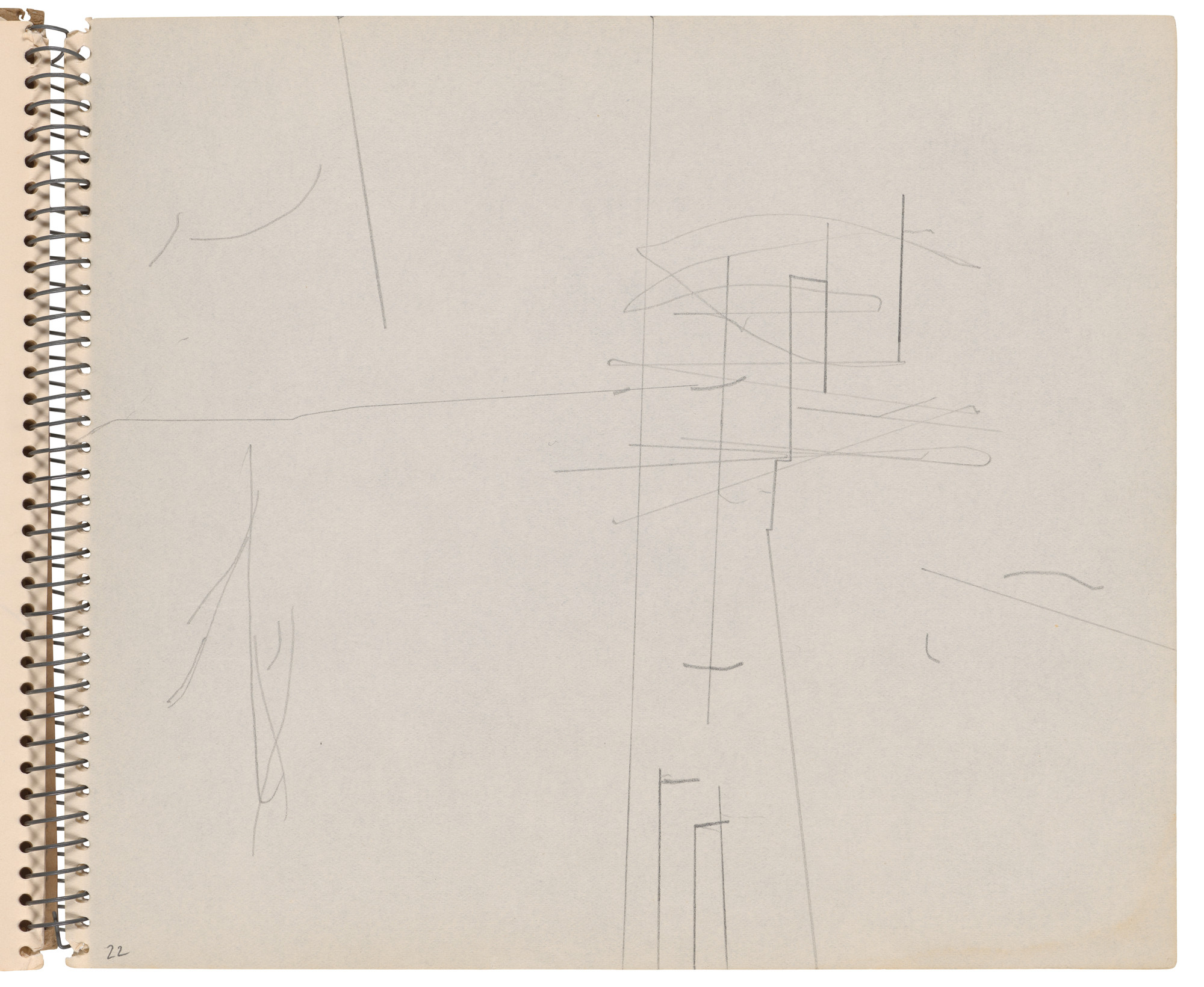 Ellsworth Kelly. Sketchbook #14, Paris. 1950 | MoMA