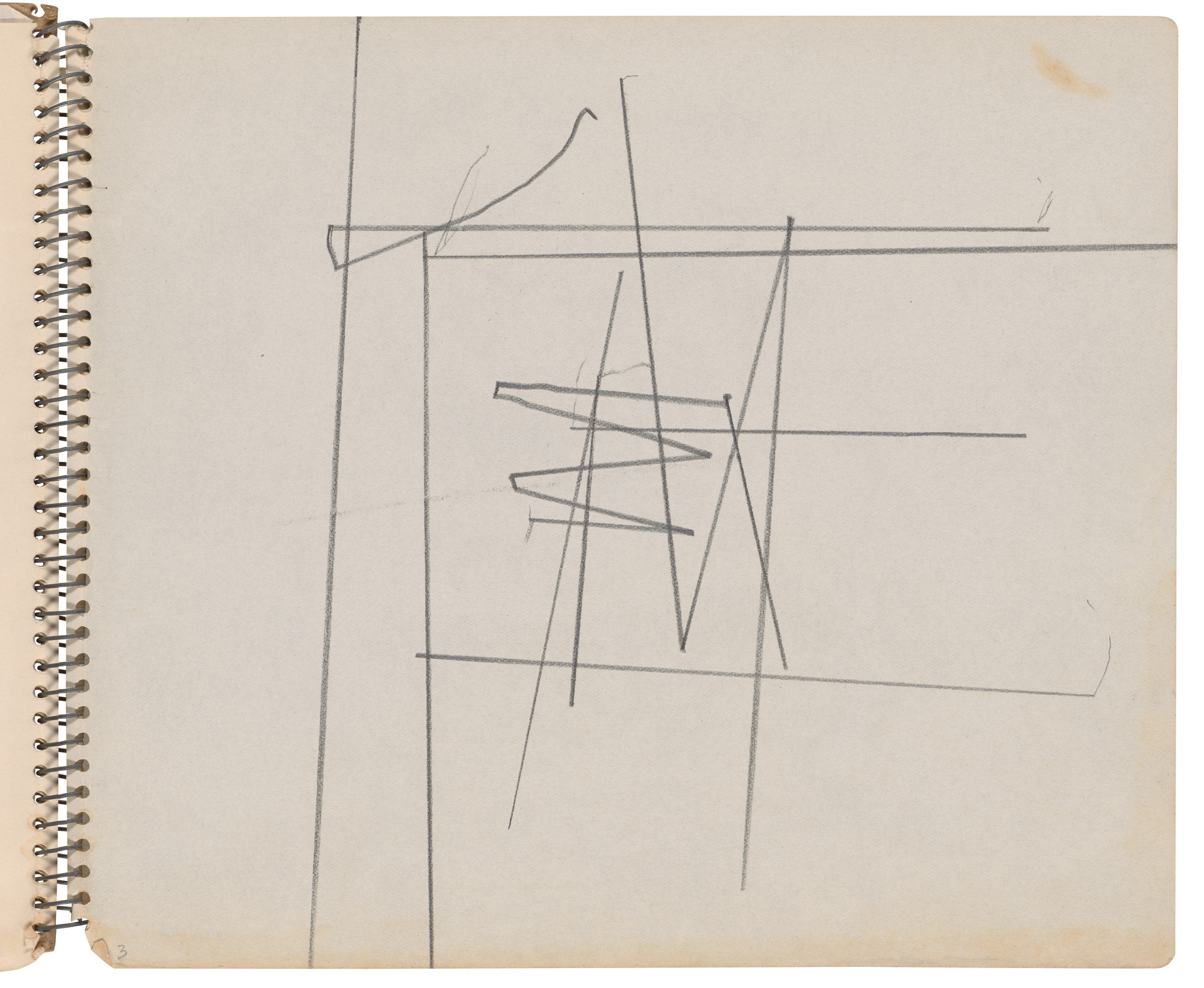Ellsworth Kelly. Sketchbook #14, Paris. 1950 | MoMA