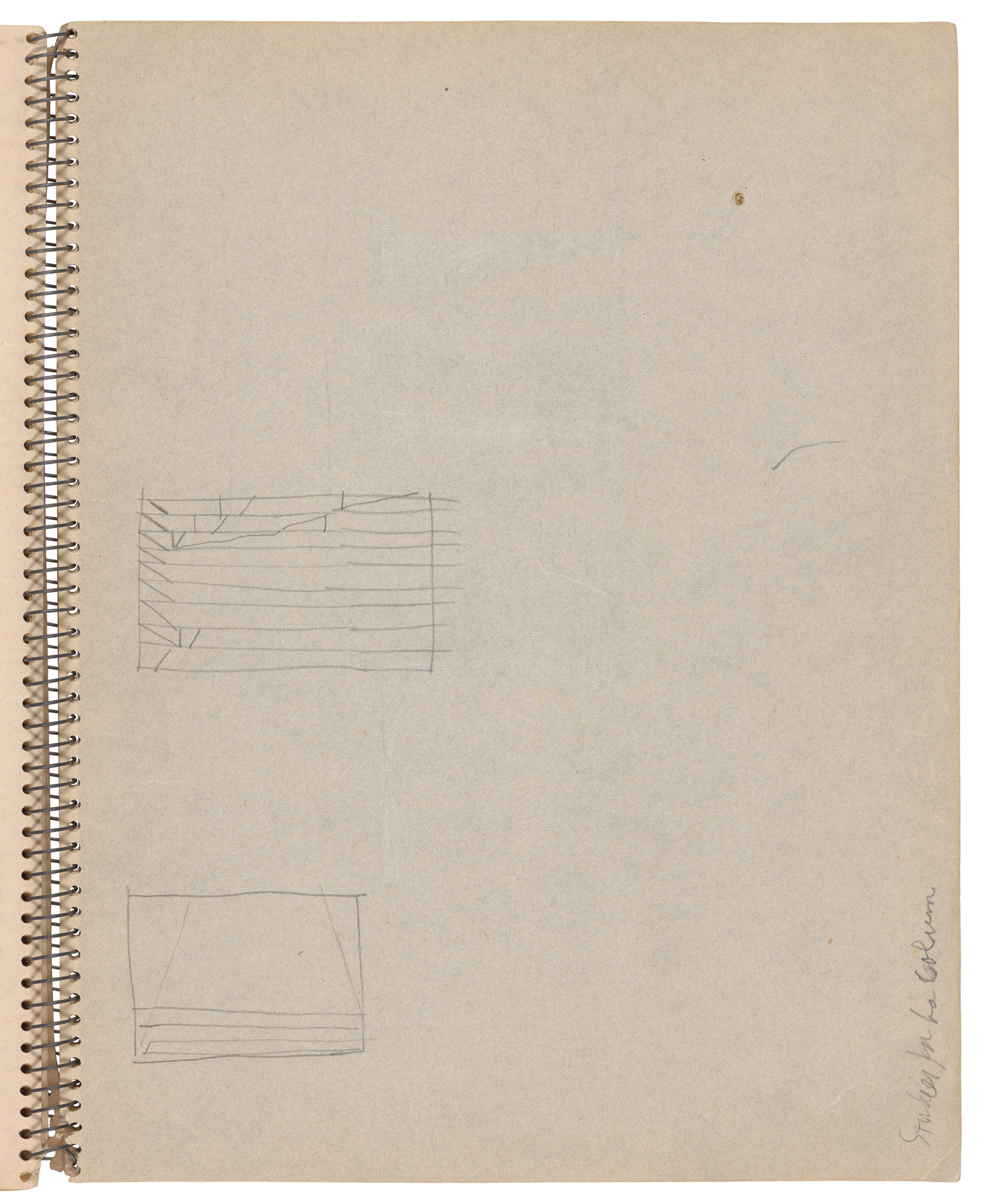 Ellsworth Kelly. Sketchbook #13, Meschers. 1950 | MoMA
