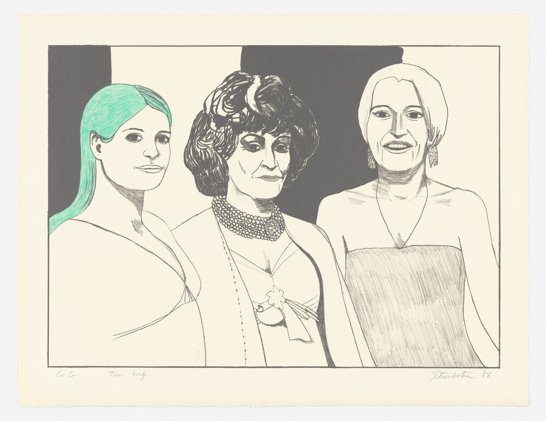 James Strombotne. Co Co from the portfolio Recognitions. 1968 | MoMA