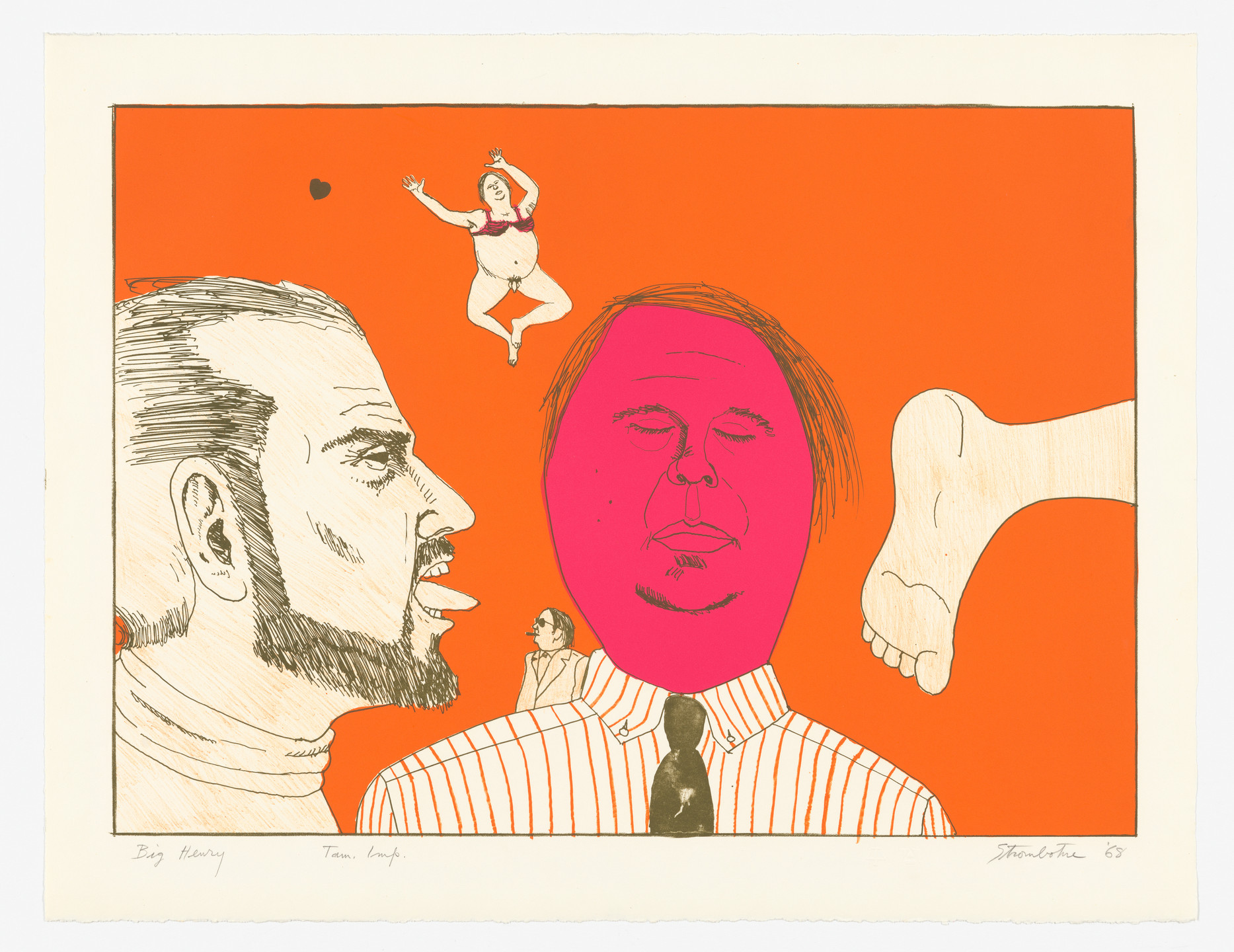 James Strombotne. Big Henry from the portfolio Recognitions. 1968 | MoMA