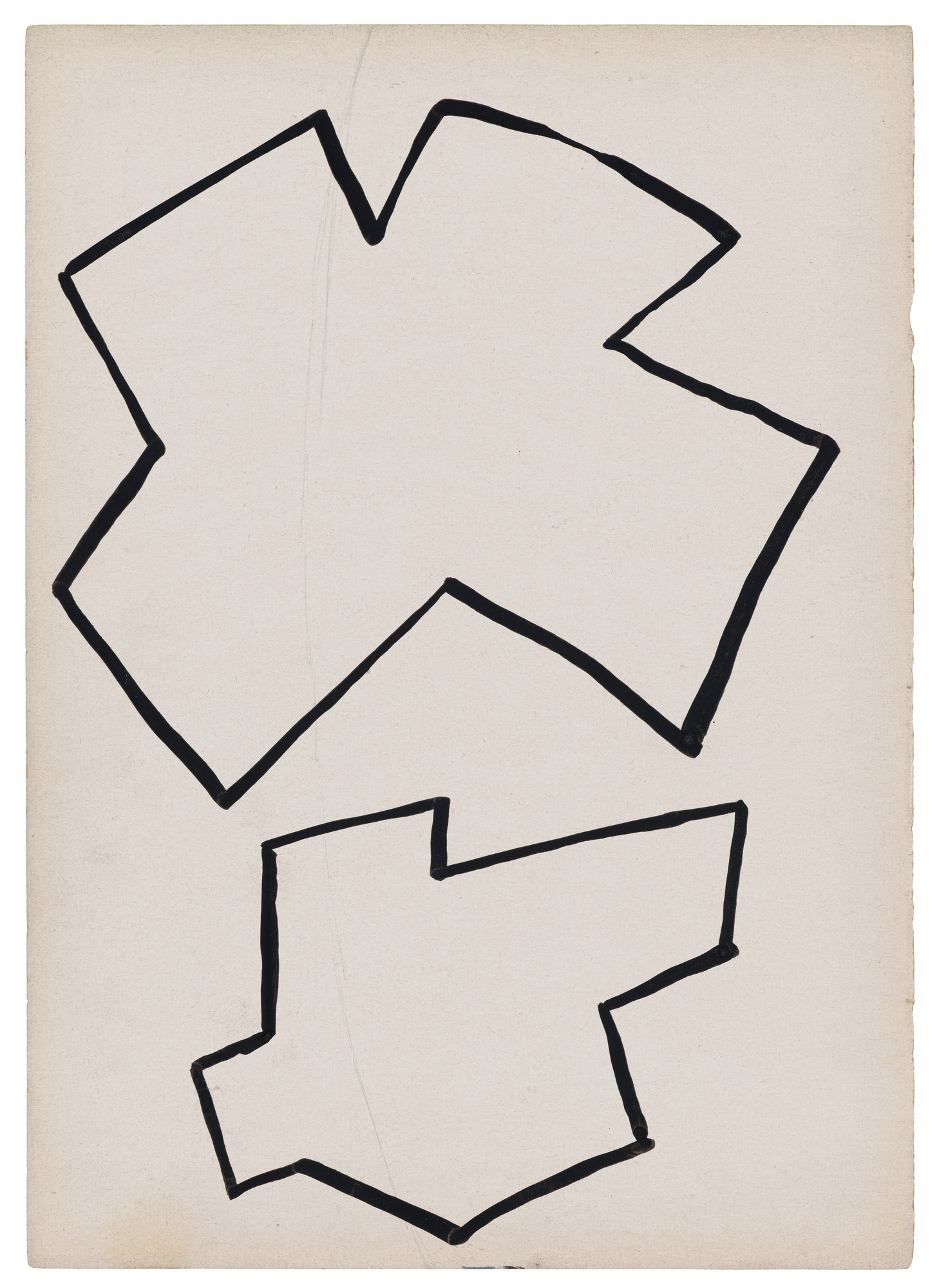 Ellsworth Kelly. Sketchbook #23, Drawings on a Bus. 1955 | MoMA