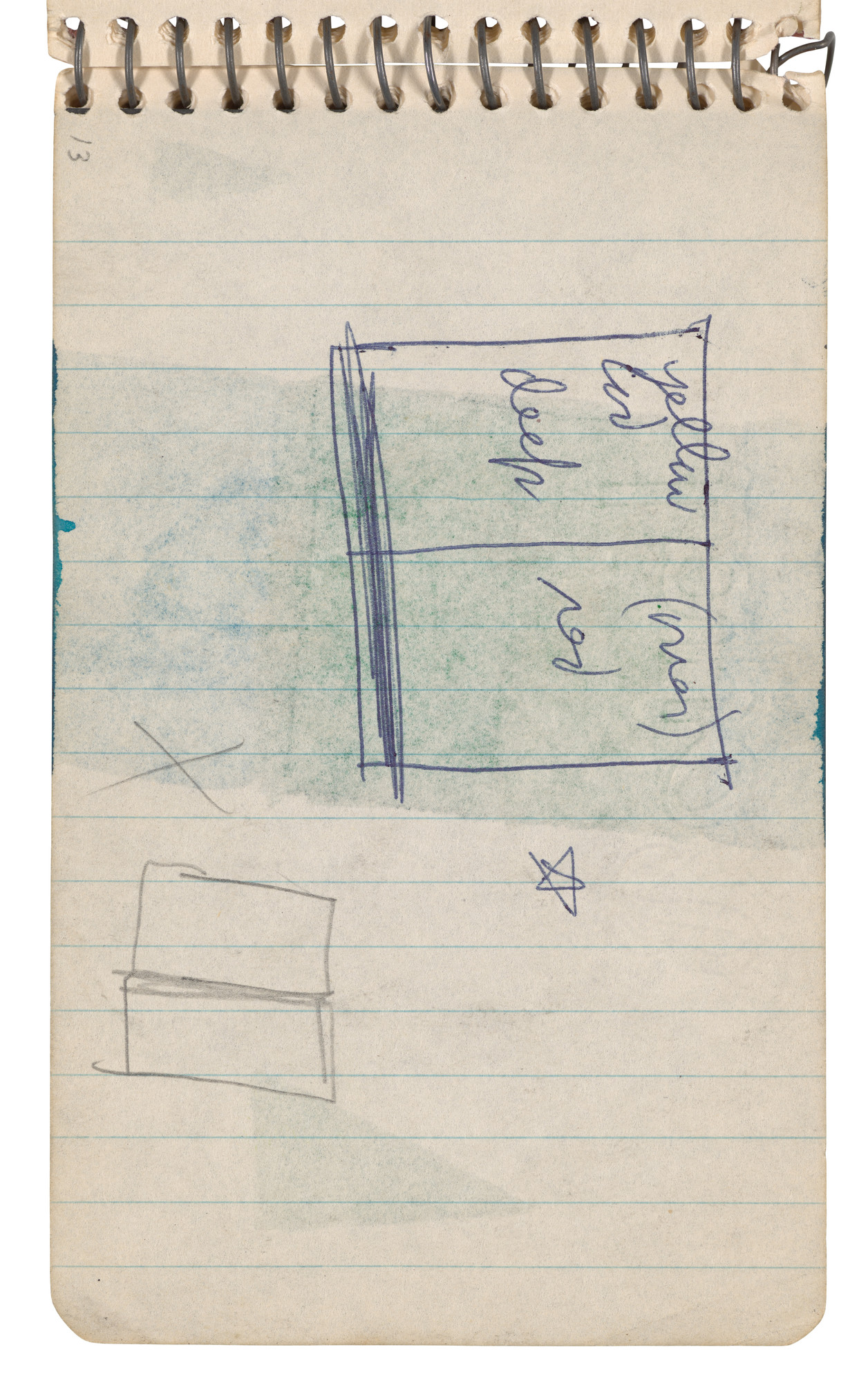 Ellsworth Kelly. Sketchbook #29, New York City. 1955 | MoMA