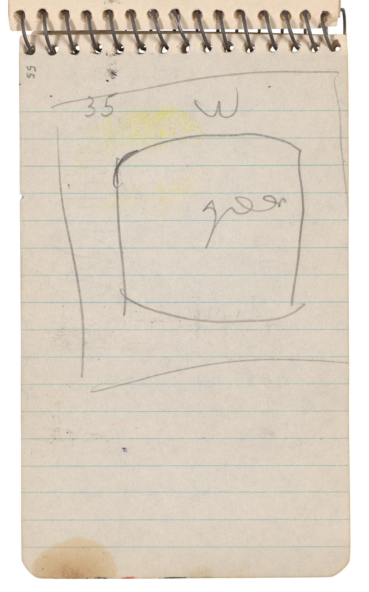 Ellsworth Kelly. Sketchbook #29, New York City. 1955 | MoMA
