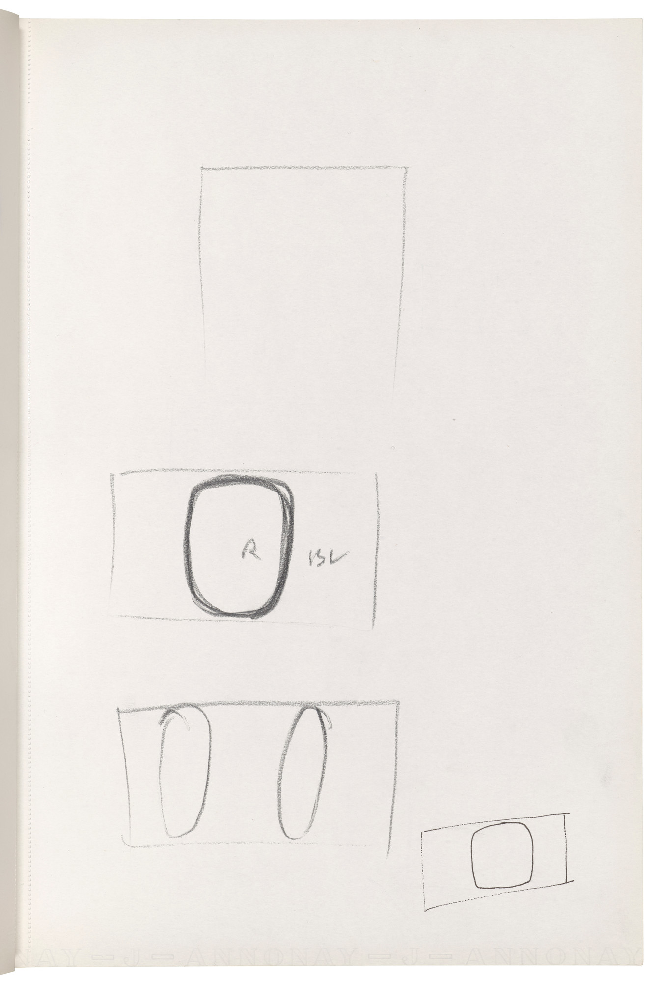 Ellsworth Kelly. Sketchbook #51, Paris. 1964 | MoMA