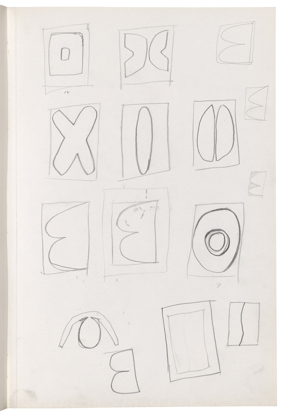 Ellsworth Kelly. Sketchbook #51, Paris. 1964 | MoMA