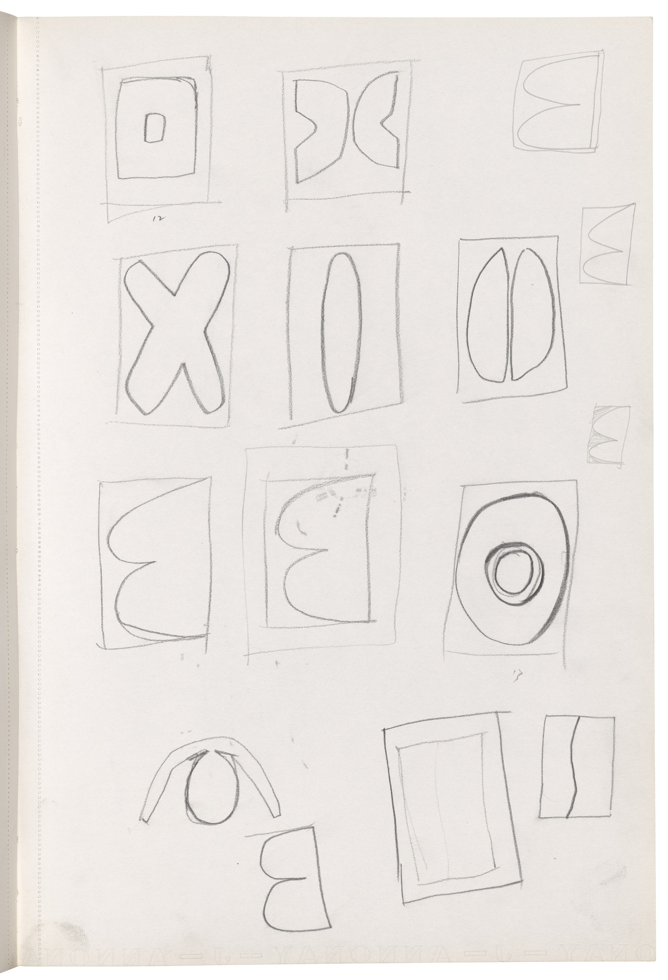Ellsworth Kelly. Sketchbook #51, Paris. 1964 | MoMA
