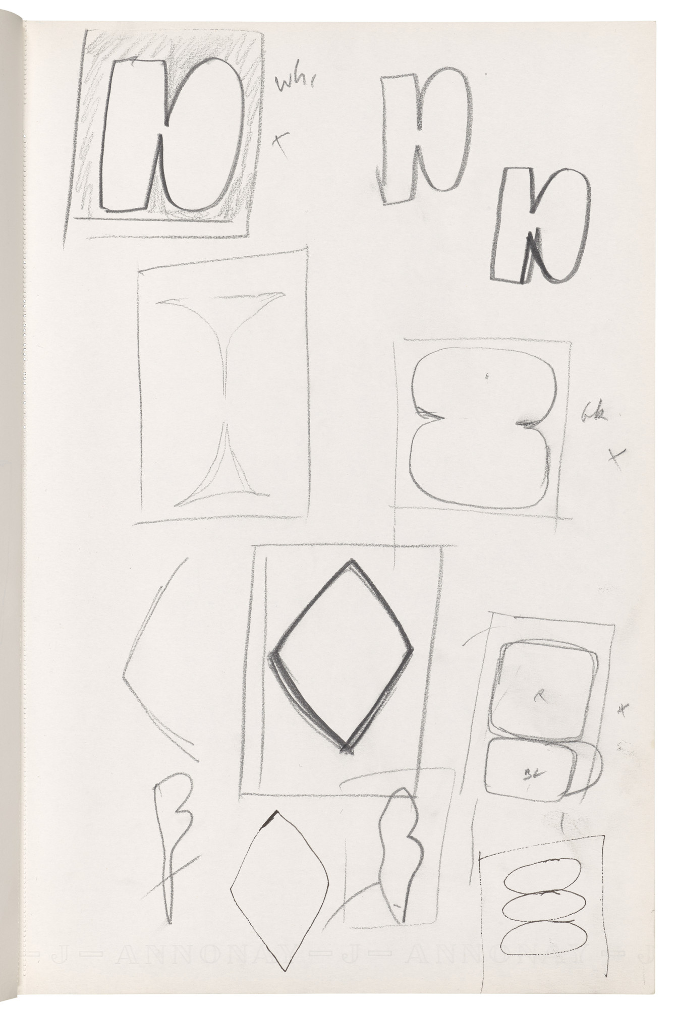 Ellsworth Kelly. Sketchbook #51, Paris. 1964 | MoMA