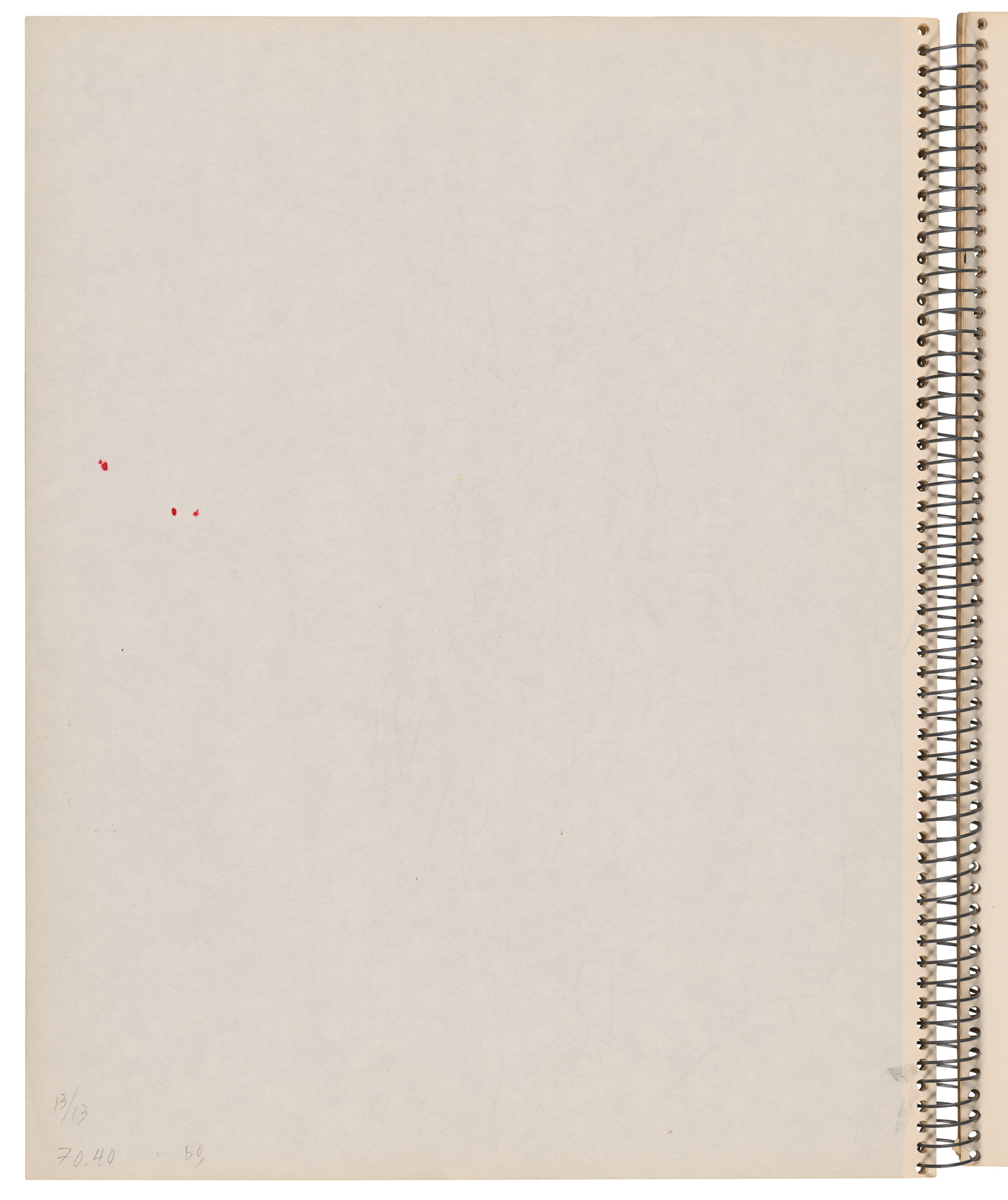 Ellsworth Kelly. Sketchbook #63, Spencertown. 1970 | MoMA