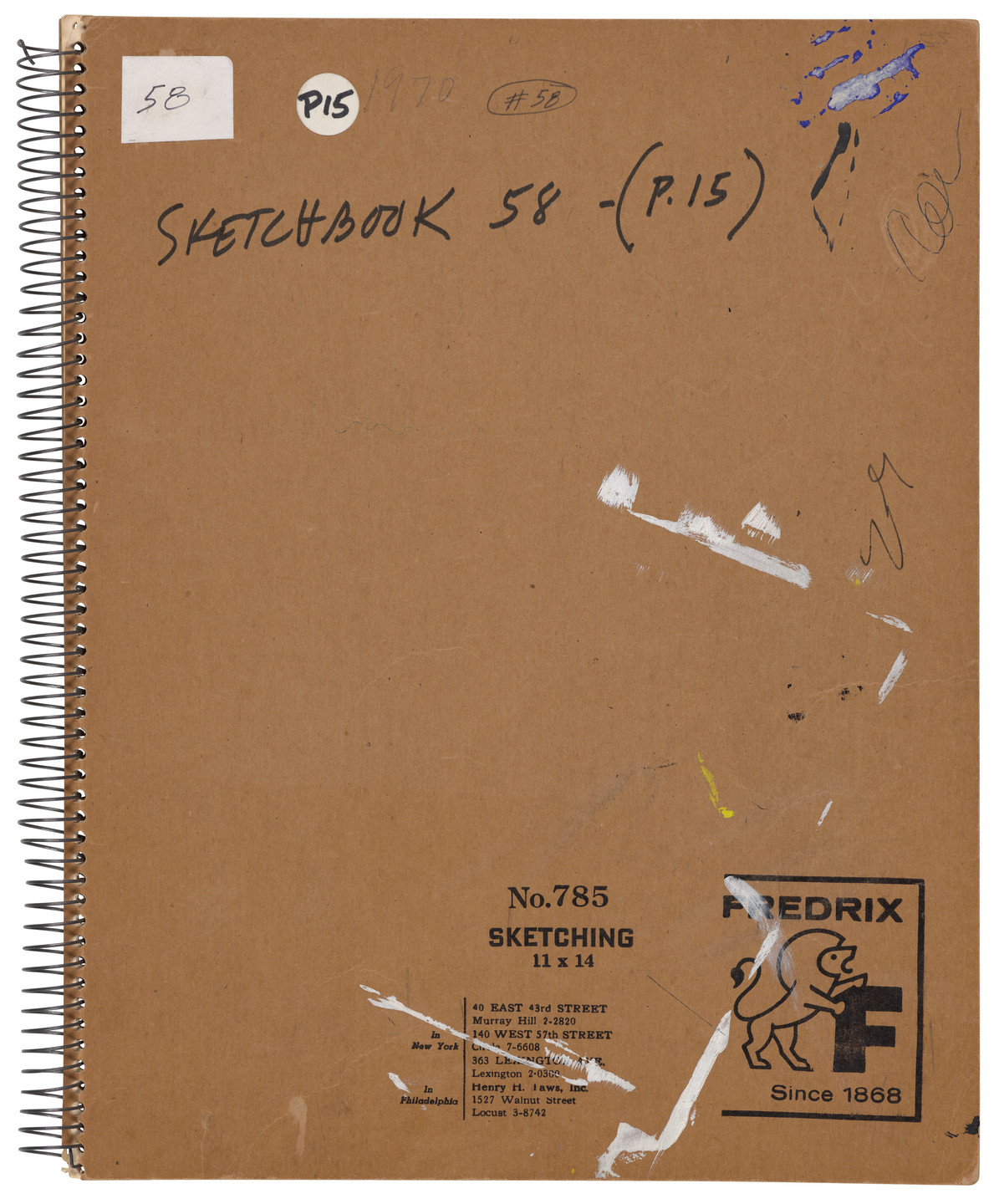 Ellsworth Kelly. Sketchbook #63, Spencertown. 1970 | MoMA