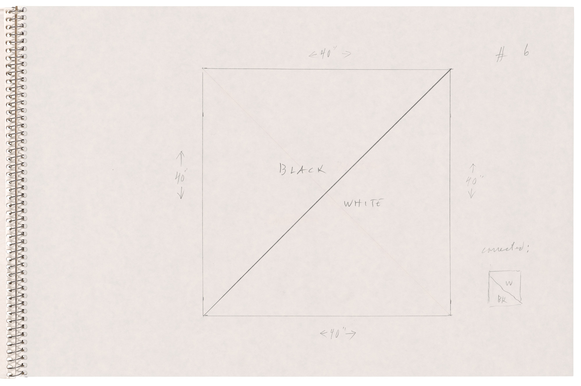 Ellsworth Kelly. Page from Sketchbook #78, 14 Stations of the Cross ...