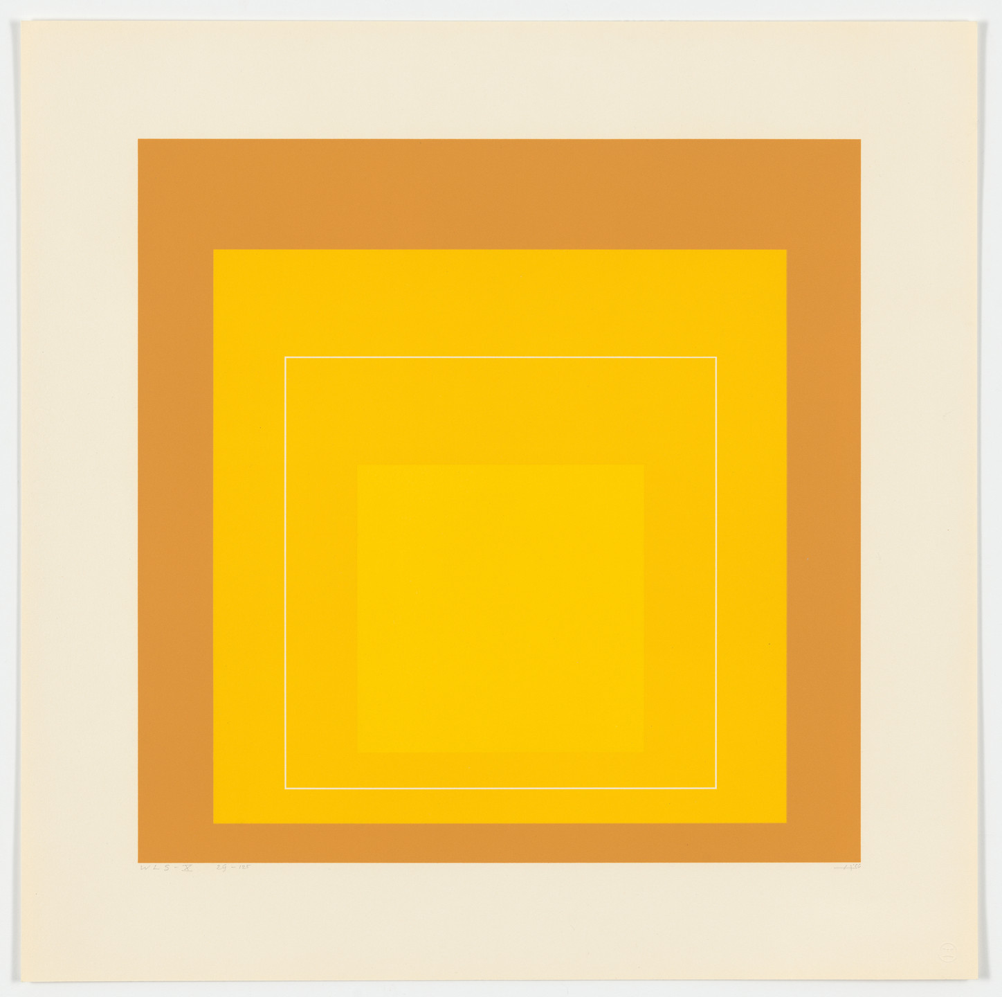 Josef Albers. WLS X from White Line Squares (Series II). 1966 | MoMA