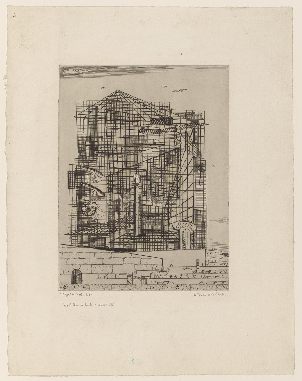 Roger Vieillard. The Temple of Liberty. (1937) | MoMA