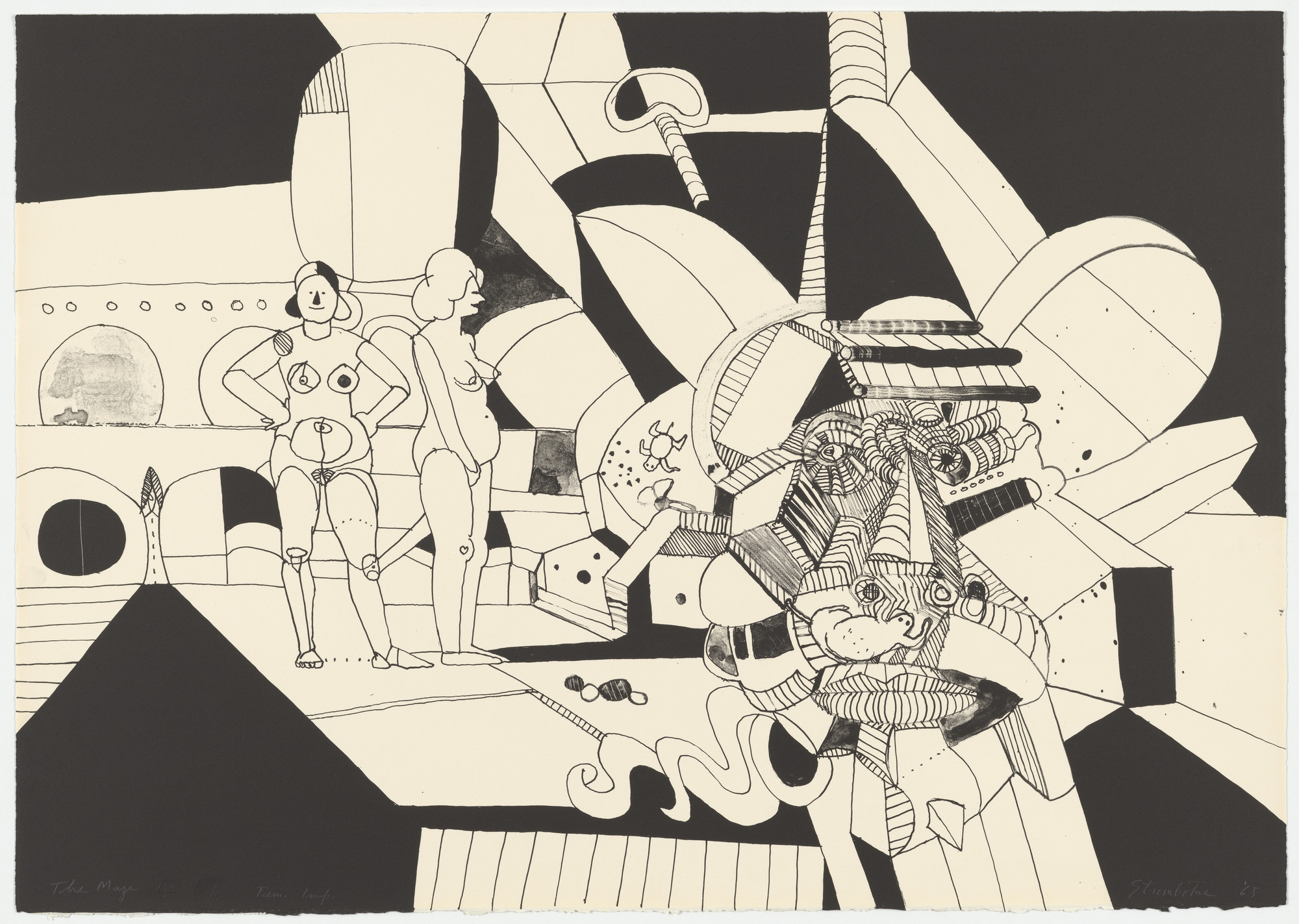 James Strombotne. The Maze. 1965 | MoMA