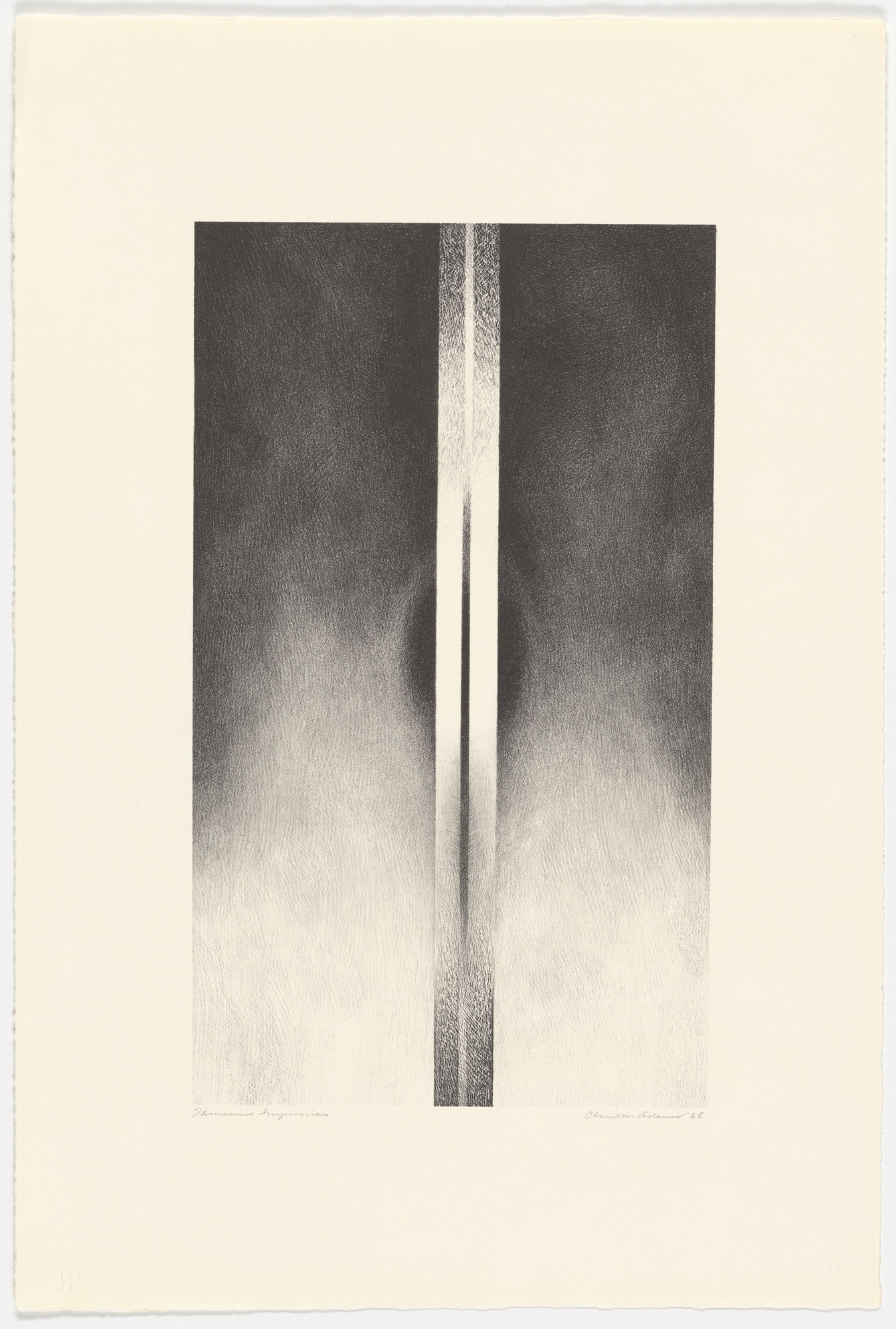 Clinton Adams. Cleft. 1965 | MoMA