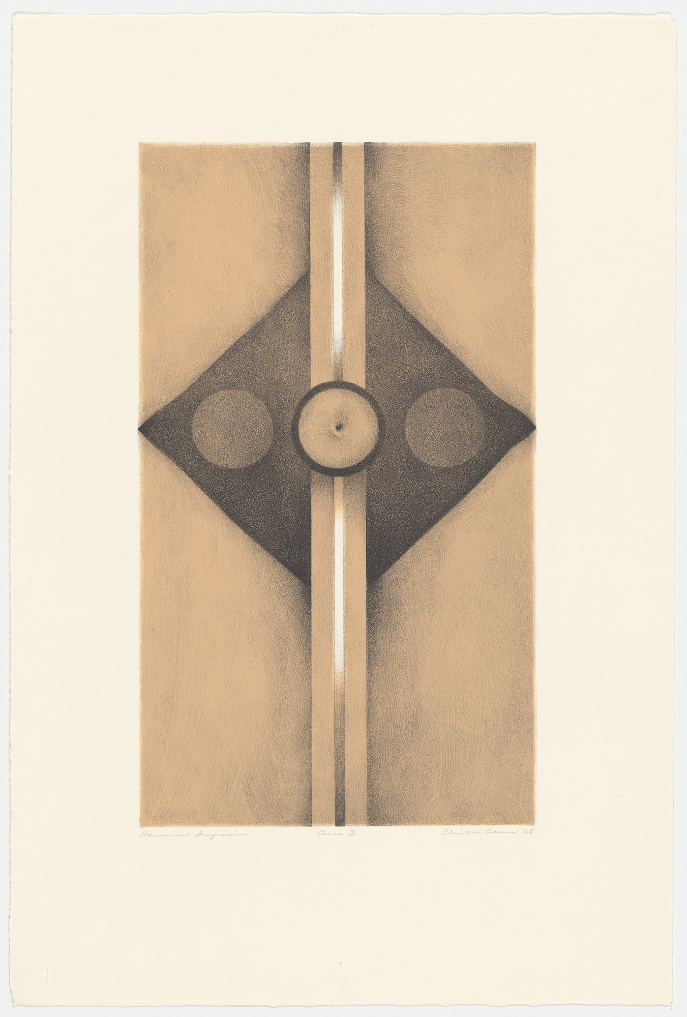 Clinton Adams. Circle I. 1965 | MoMA