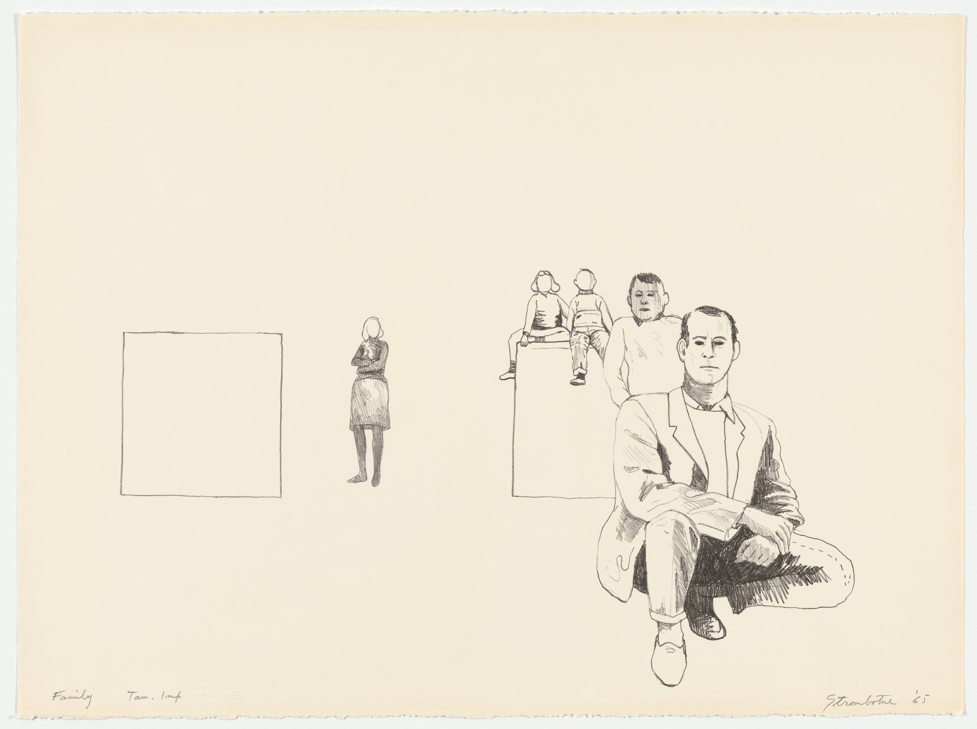James Strombotne. Family. 1965 | MoMA