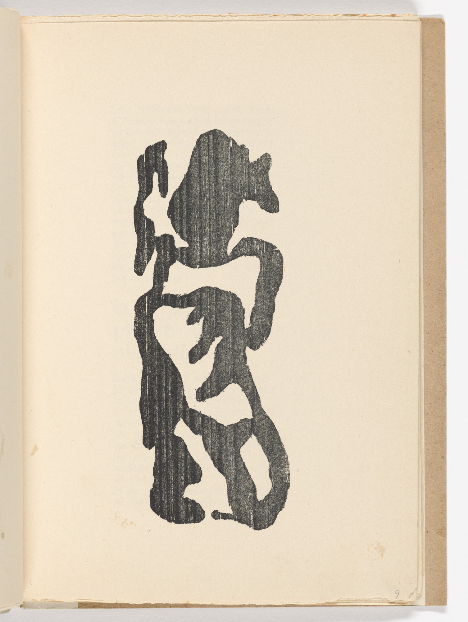 Jean (Hans) Arp. Plate (folio 5) from Twenty-five Poems (Vingt-cinq ...