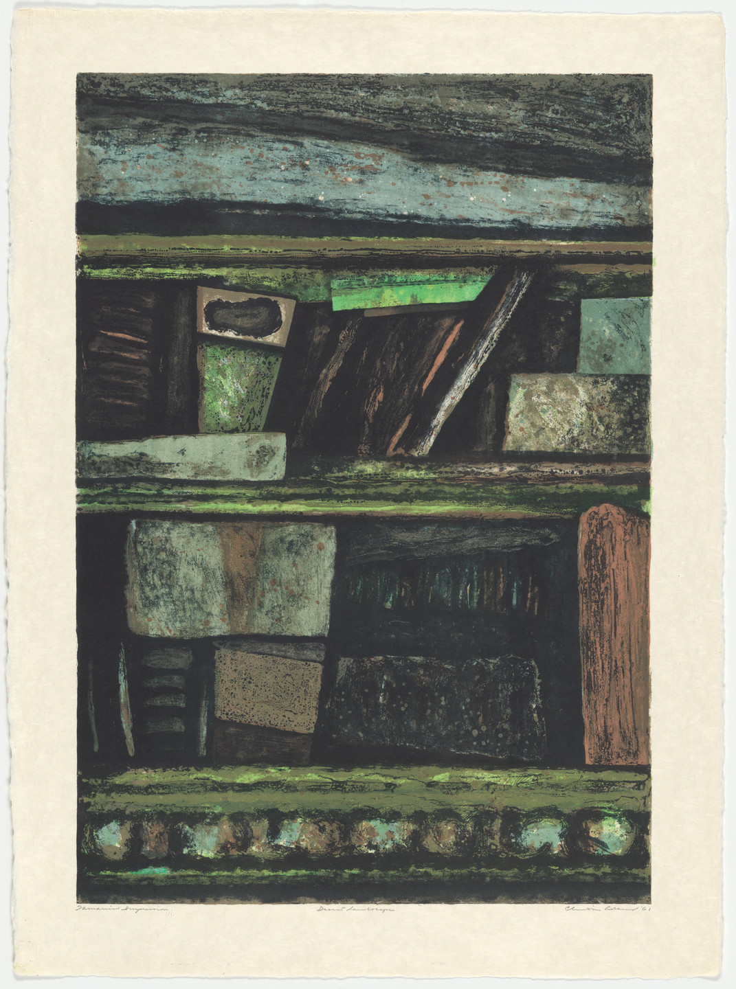 Clinton Adams. Desert Landscape. 1961 | MoMA