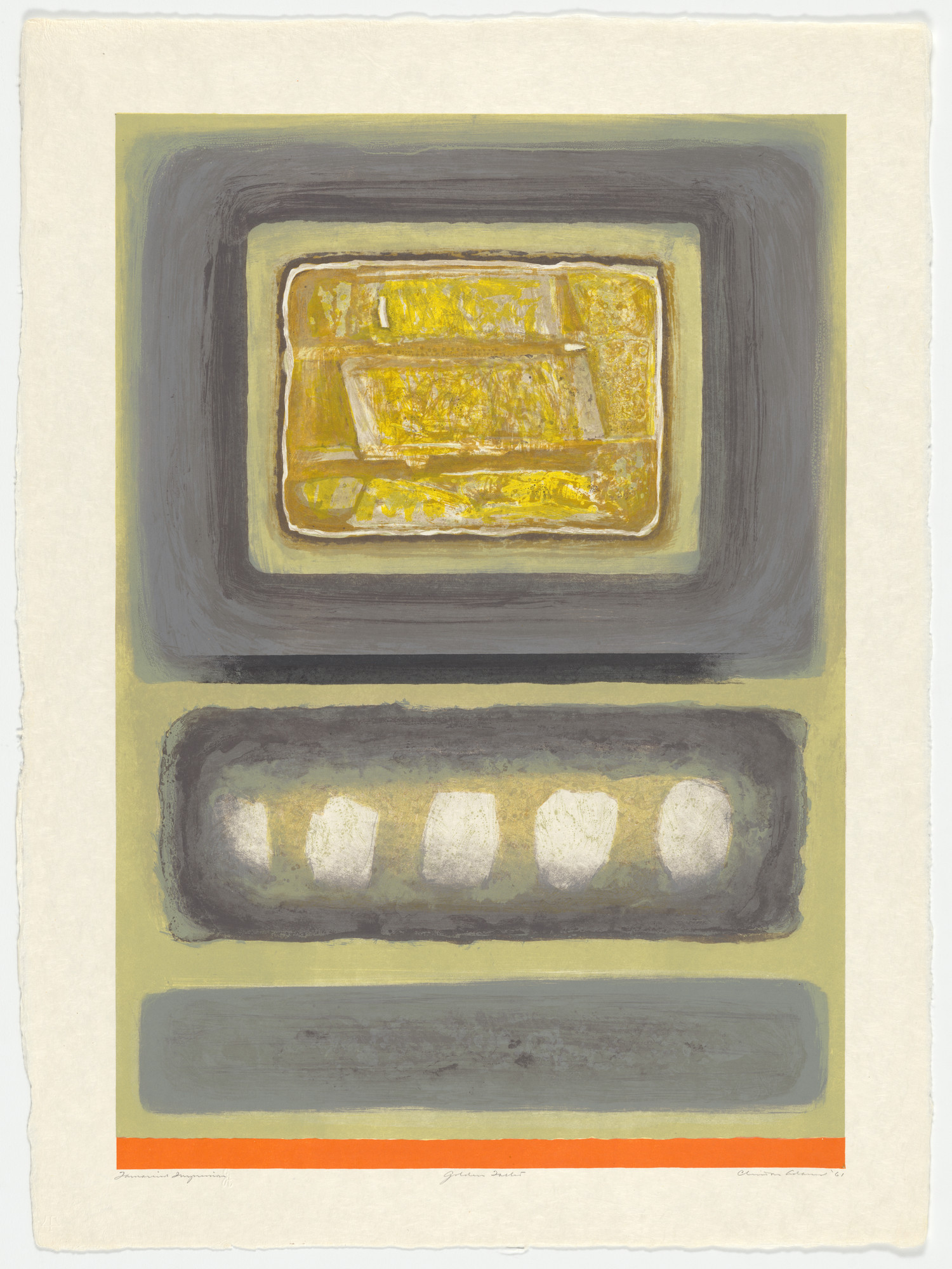 Clinton Adams. Golden Tablet. 1961 | MoMA