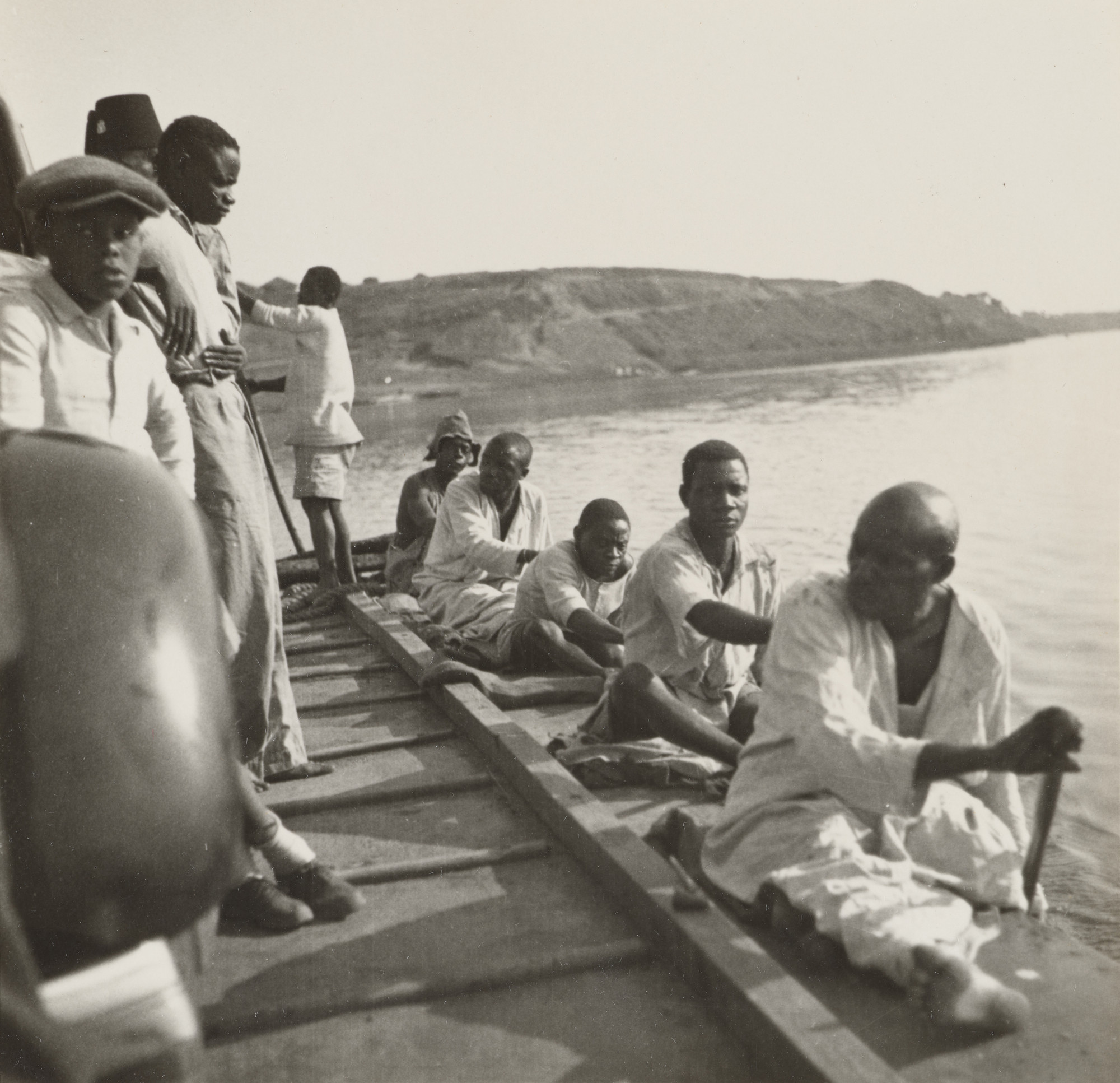 Eslanda Goode Robeson. Ferry Crossing enroute to Congo, Nkole, Uganda ...