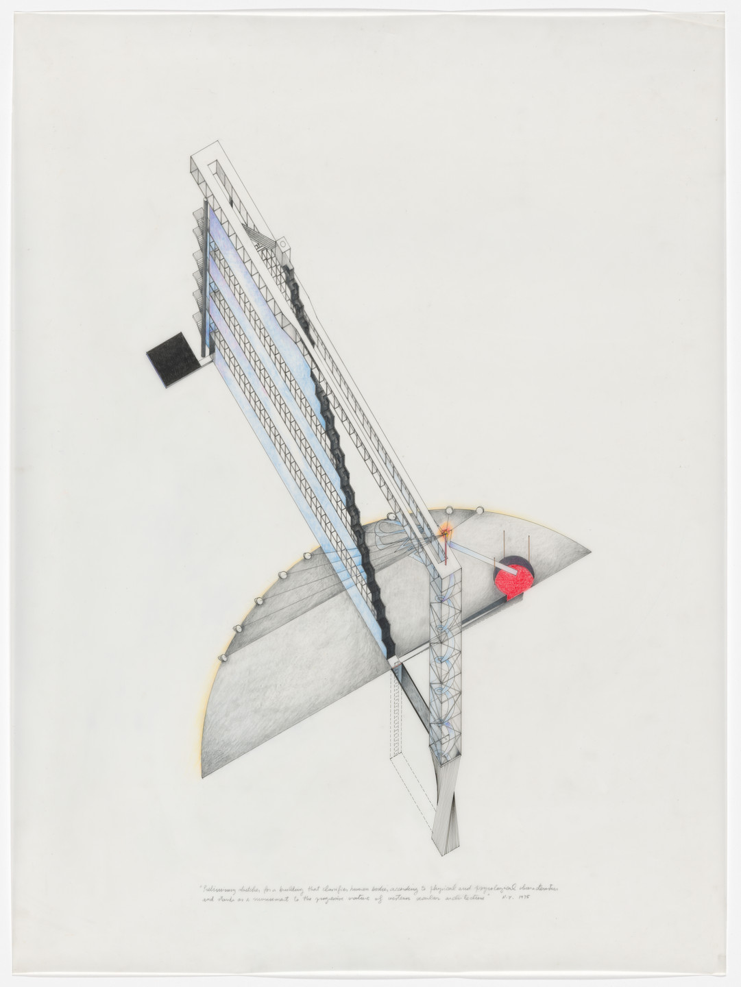 Mario Gandelsonas. Building as Classifier, project. 1970-1976 | MoMA