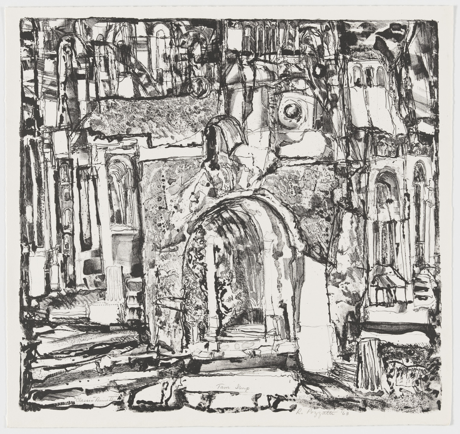 Rudy Pozzatti. Classic Ruins II. 1963 | MoMA