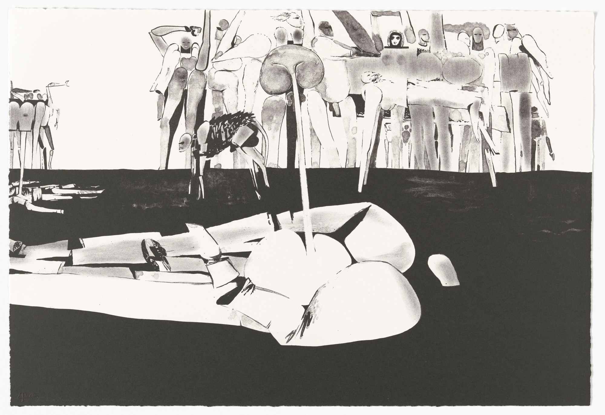 Robert Hansen. Man-Men 141. 1964 | MoMA