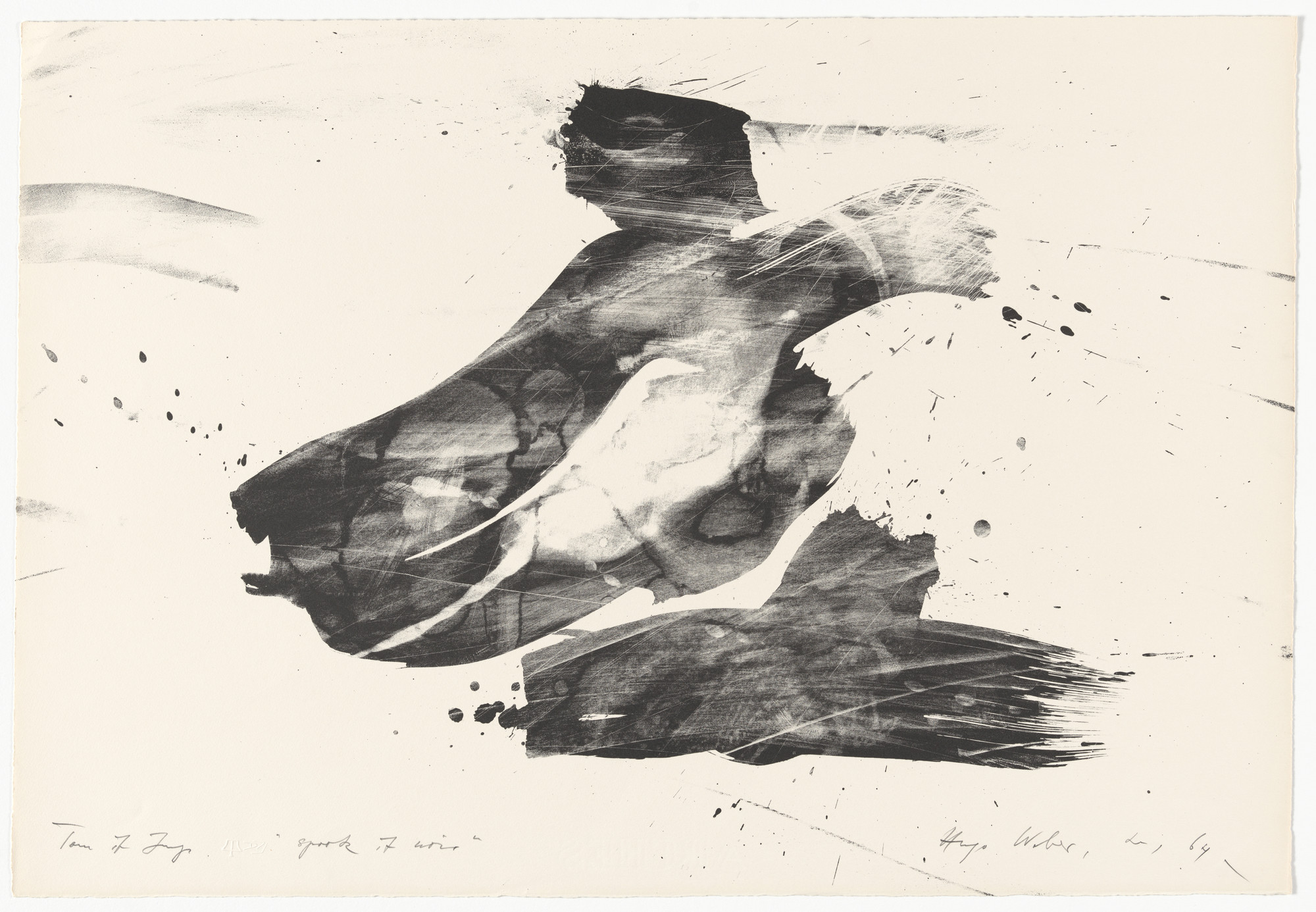 Hugo Weber. Spook Noir. 1964 | MoMA