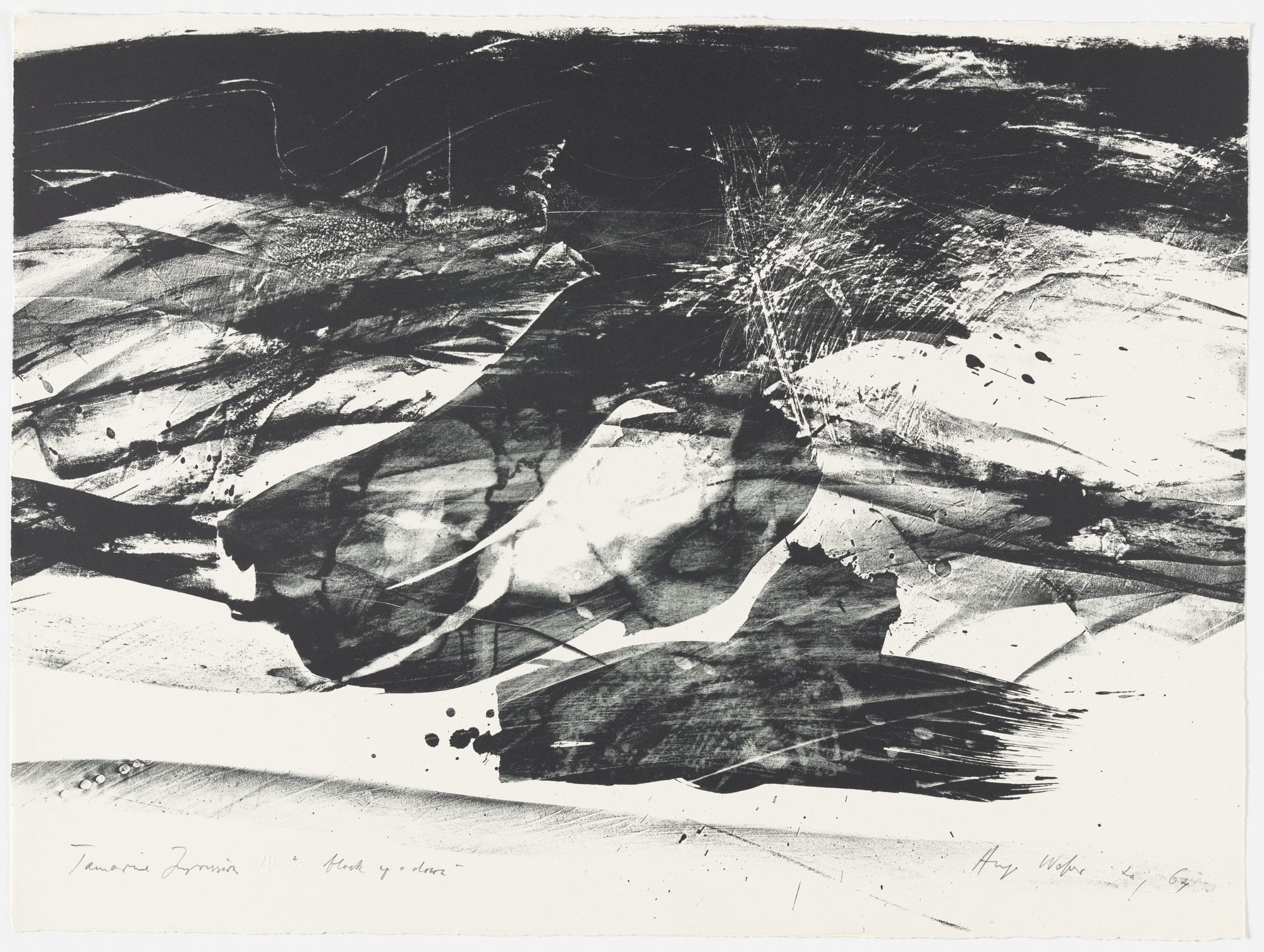 Hugo Weber. Black Up and Down. 1964 | MoMA