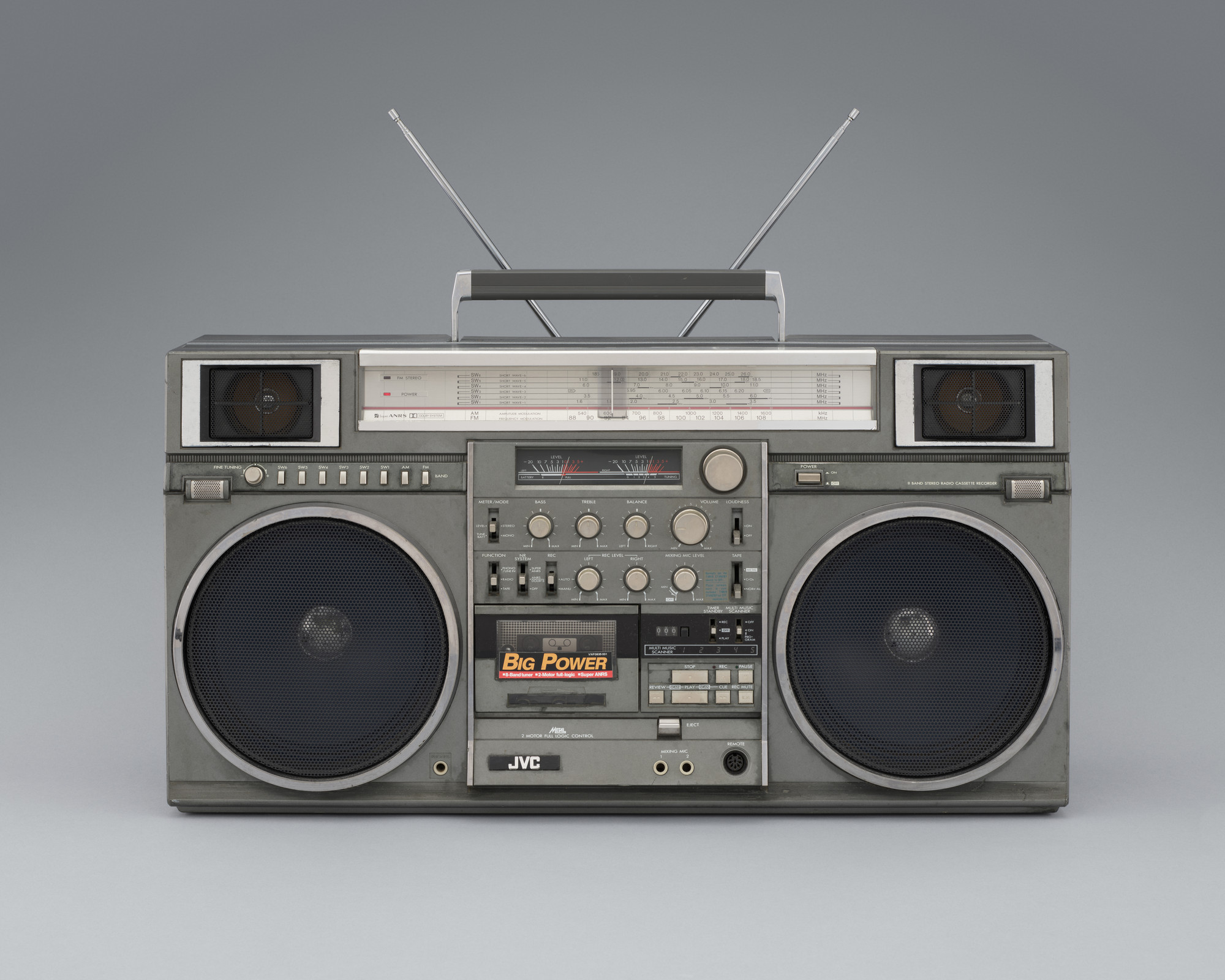 Japan Victor Corporation (JVC), Japan. "Boombox" portable audio system ...