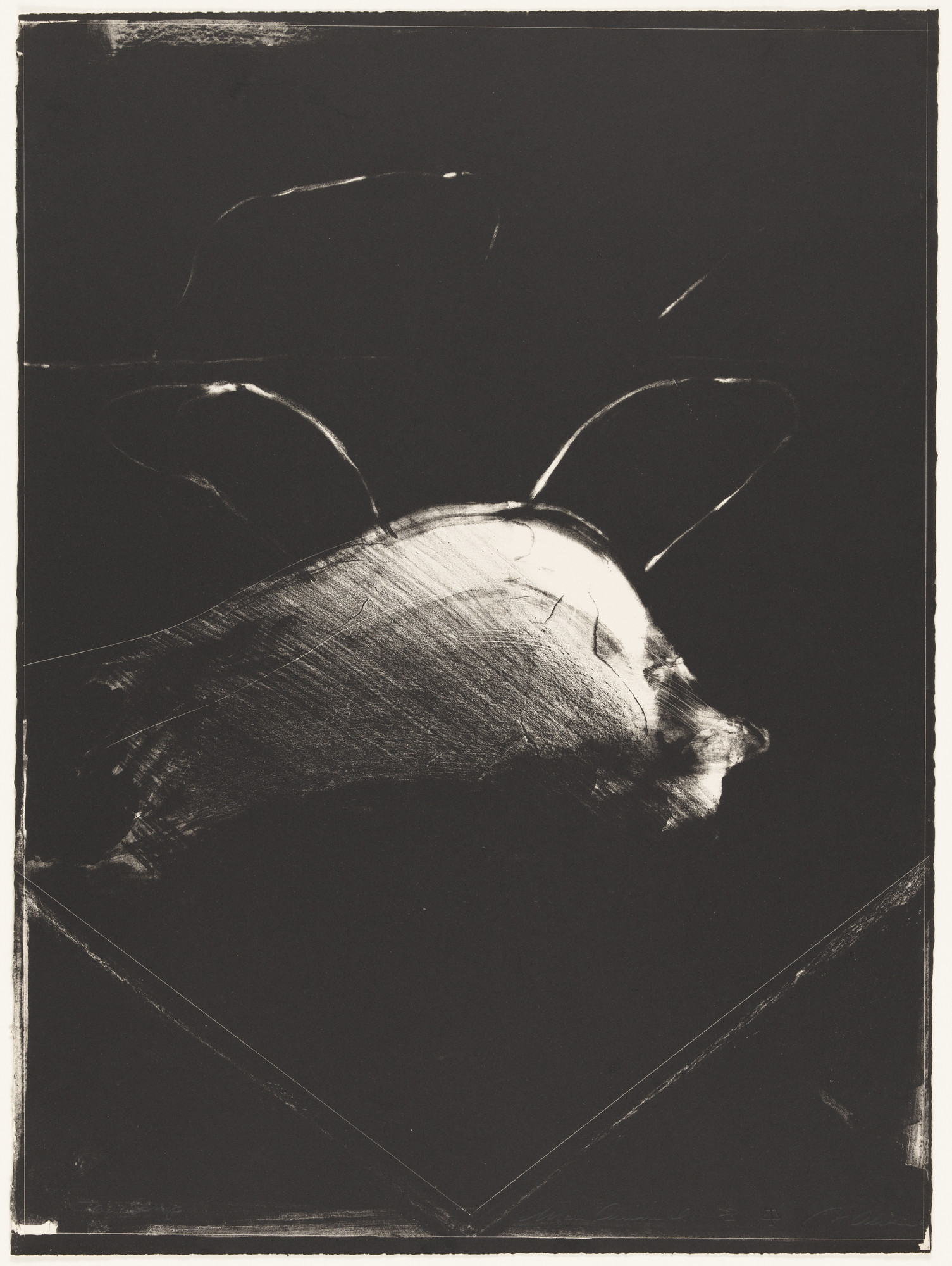 Nathan Oliveira. Man Animal. 1963 | MoMA