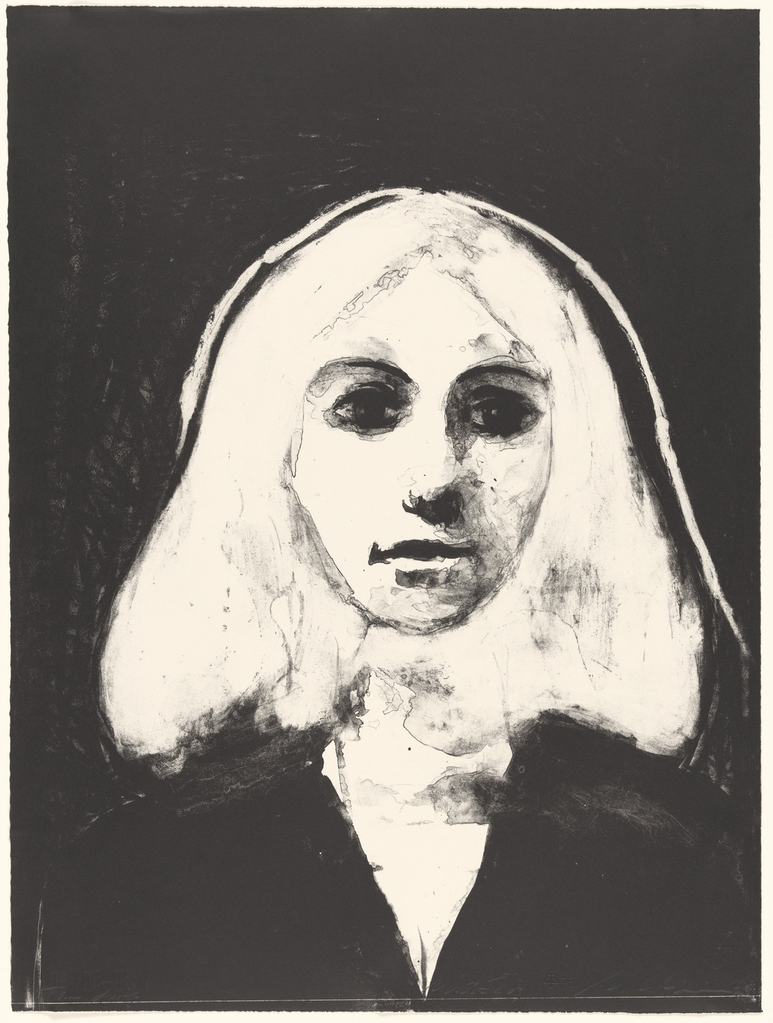 Nathan Oliveira. White Lady. 1964 | MoMA