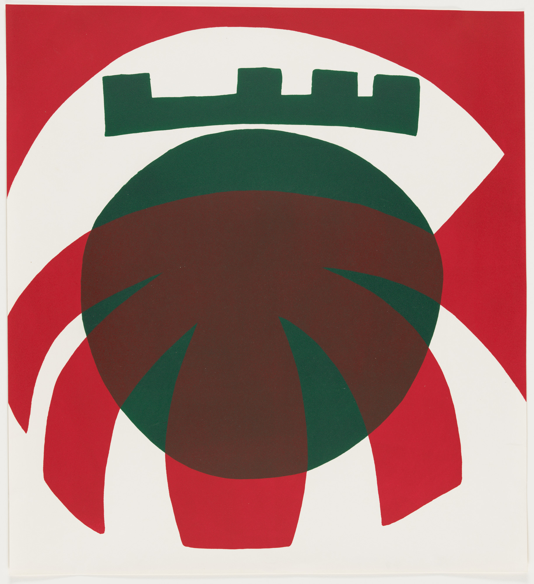 George Sugarman. Green, White and Red. 1965 | MoMA