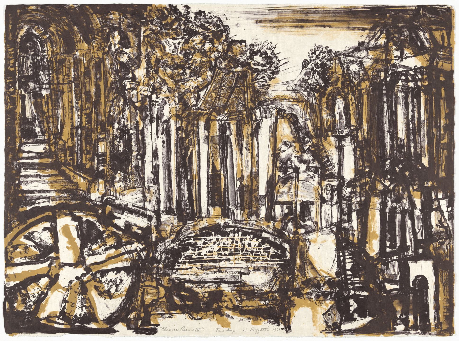 Rudy Pozzatti. Classic Ruins III. 1963 | MoMA