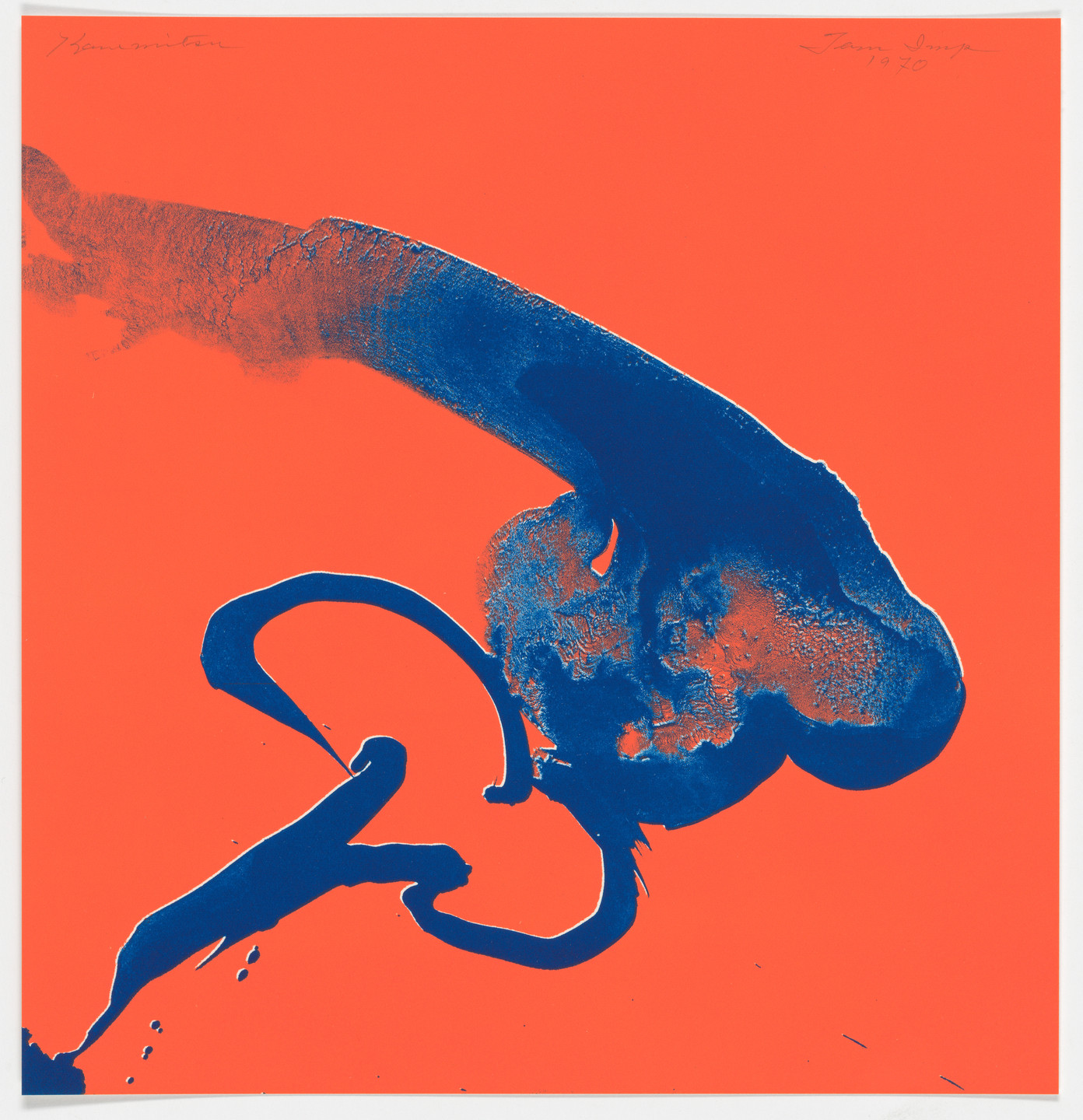 Matsumi Kanemitsu. Kiss. 1970 | MoMA