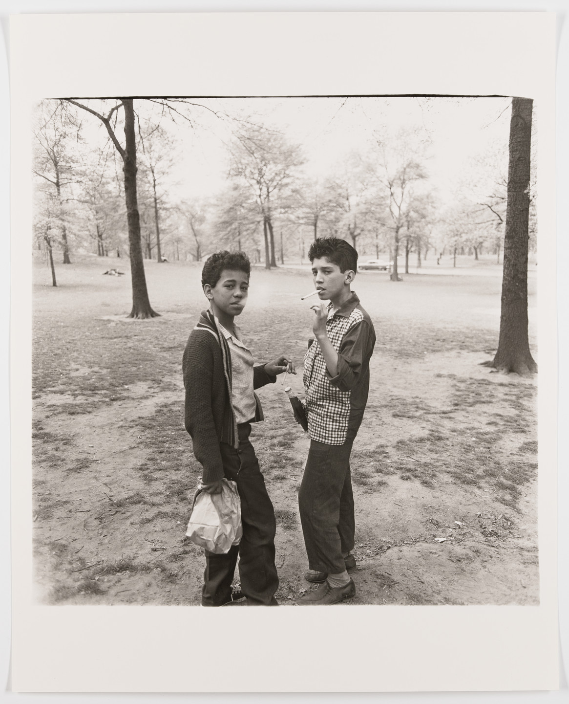 Diane Arbus. Two boys smoking in Central Park, N.Y.C., 1963. 1963 | MoMA