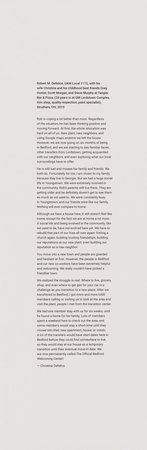 LaToya Ruby Frazier. Text. 2019 | MoMA