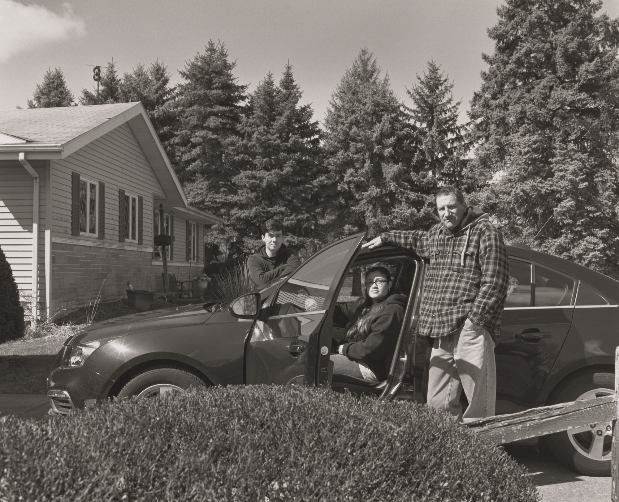LaToya Ruby Frazier. Jonathan Auckey, Jr., UAW Local 1112, with his ...