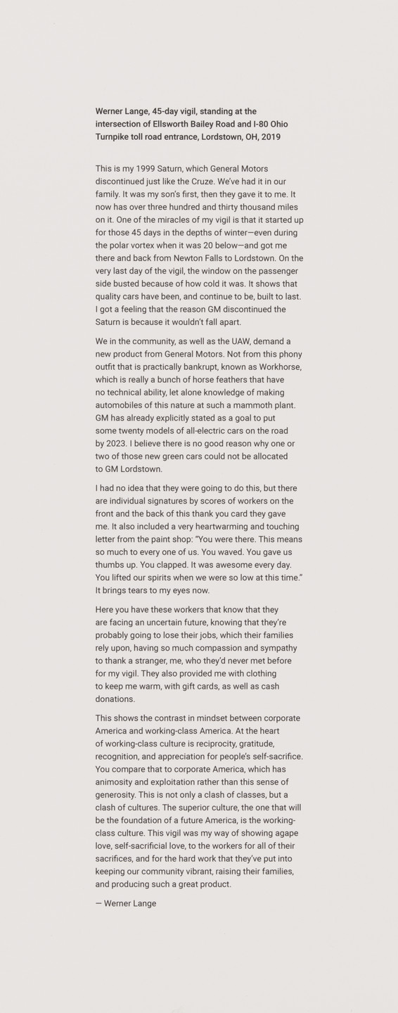 LaToya Ruby Frazier. Text. 2019 | MoMA