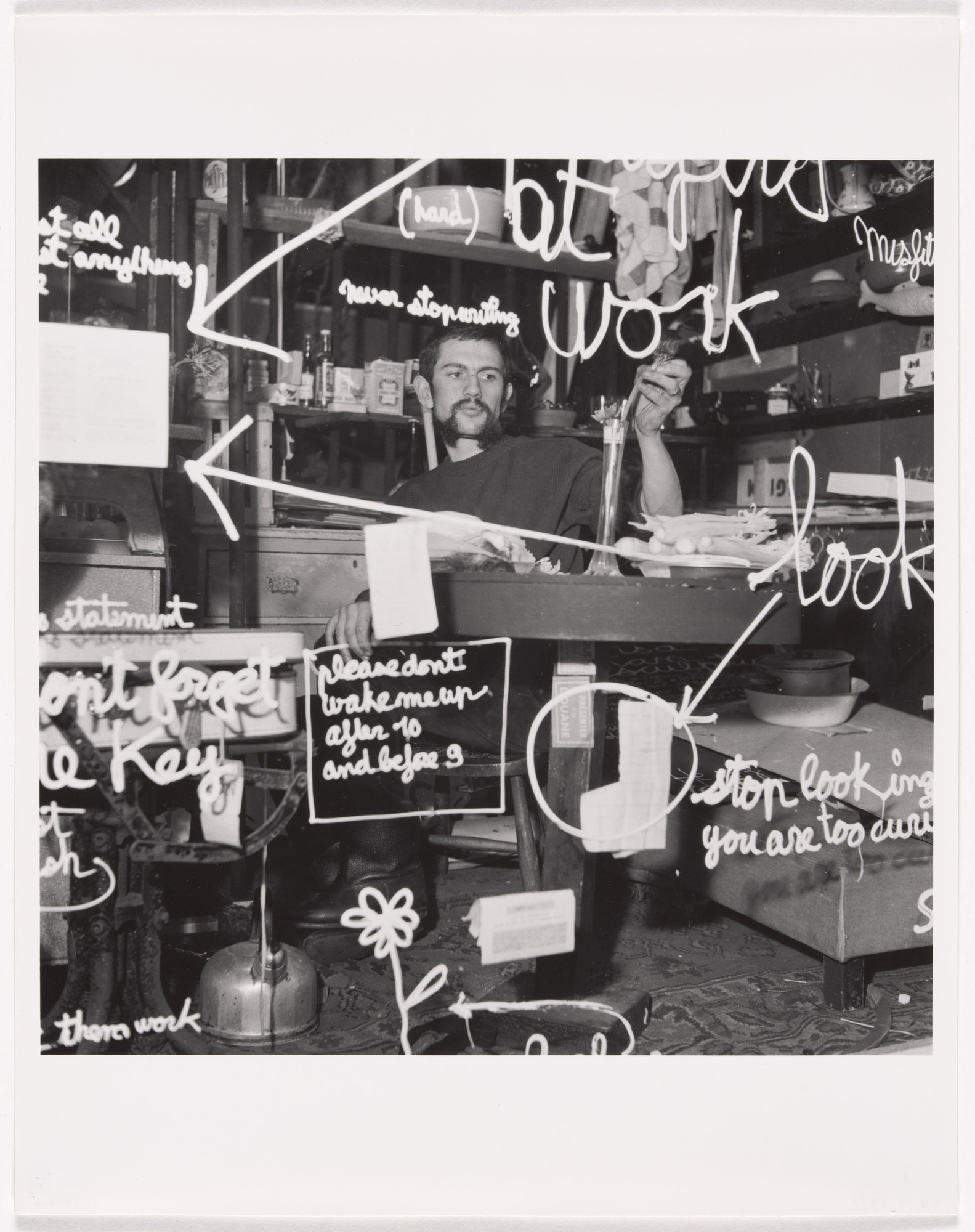 Ben Vautier. Sculpture Vivante (Living Sculpture), Festival of Misfits ...