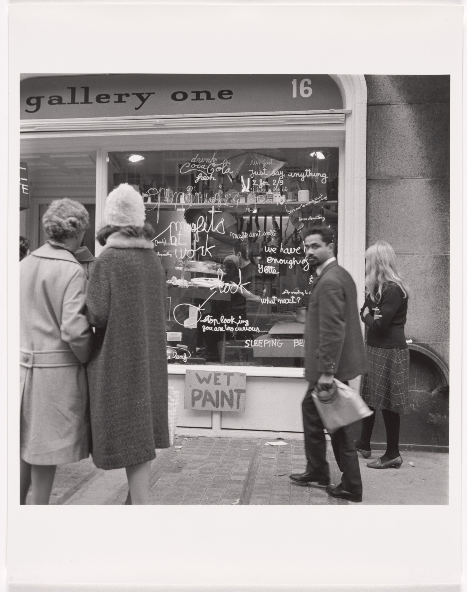 Ben Vautier. Sculpture Vivante (Living Sculpture), Festival of Misfits ...