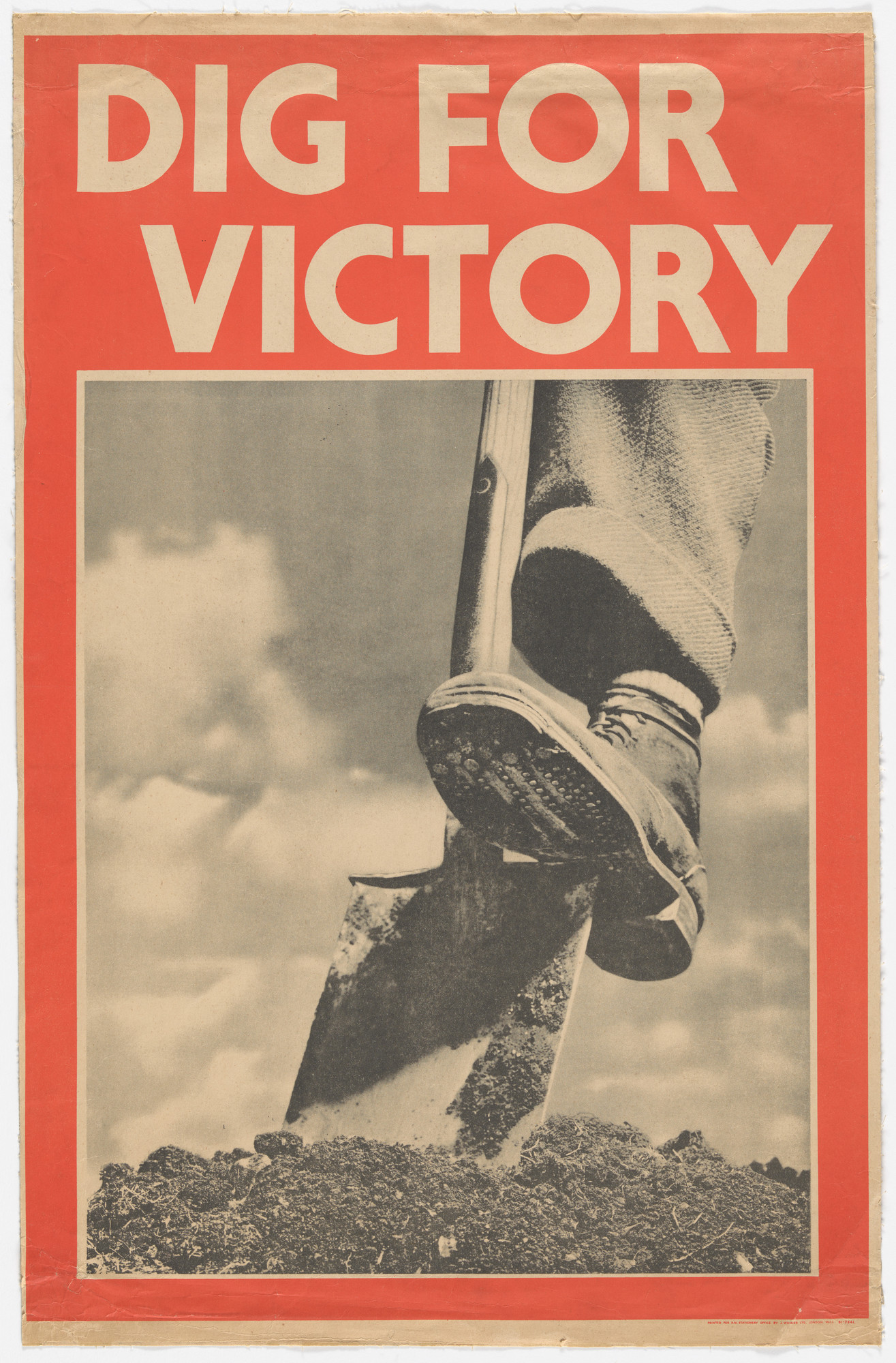 Unknown artist. Dig for Victory. c.1939–1945 | MoMA