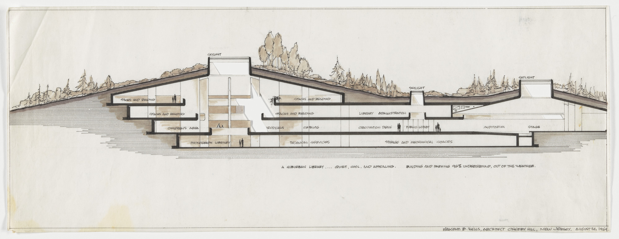 Malcolm Wells. Untitled (from "Nowhere to Go but Down," Progressive ...