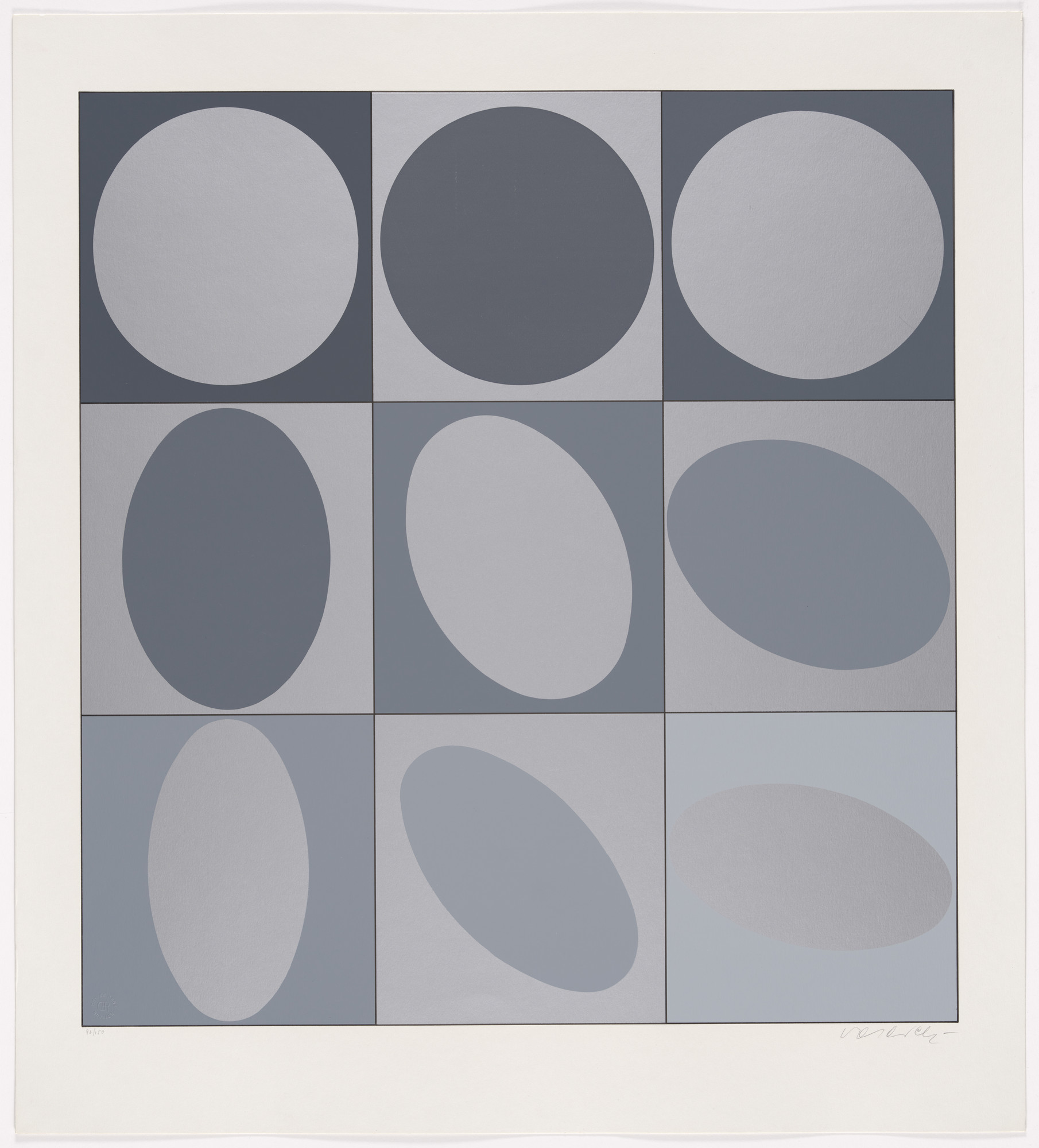 Victor Vasarely. Ezust from the portfolio Lapidaire. 1966 | MoMA