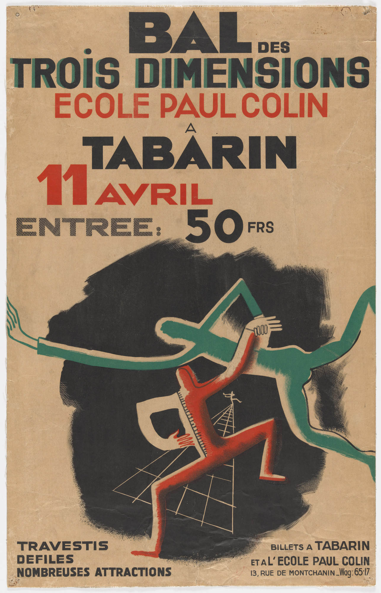 Chicago School of Design. Bal des trois dimensions. 1930s | MoMA