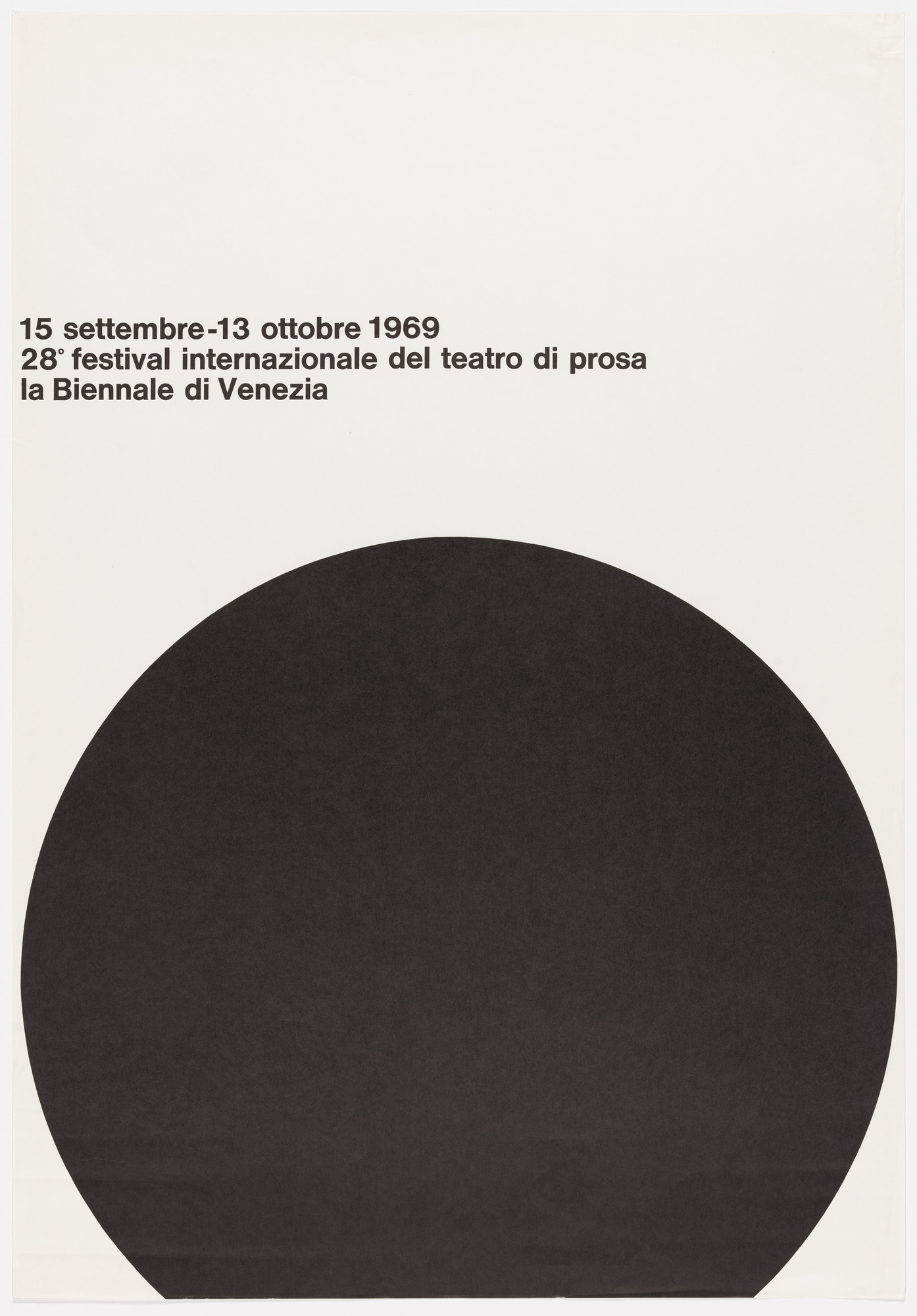 A. G. Fronzoni. 28 festival internazionale del teatro di prosa Venezia ...