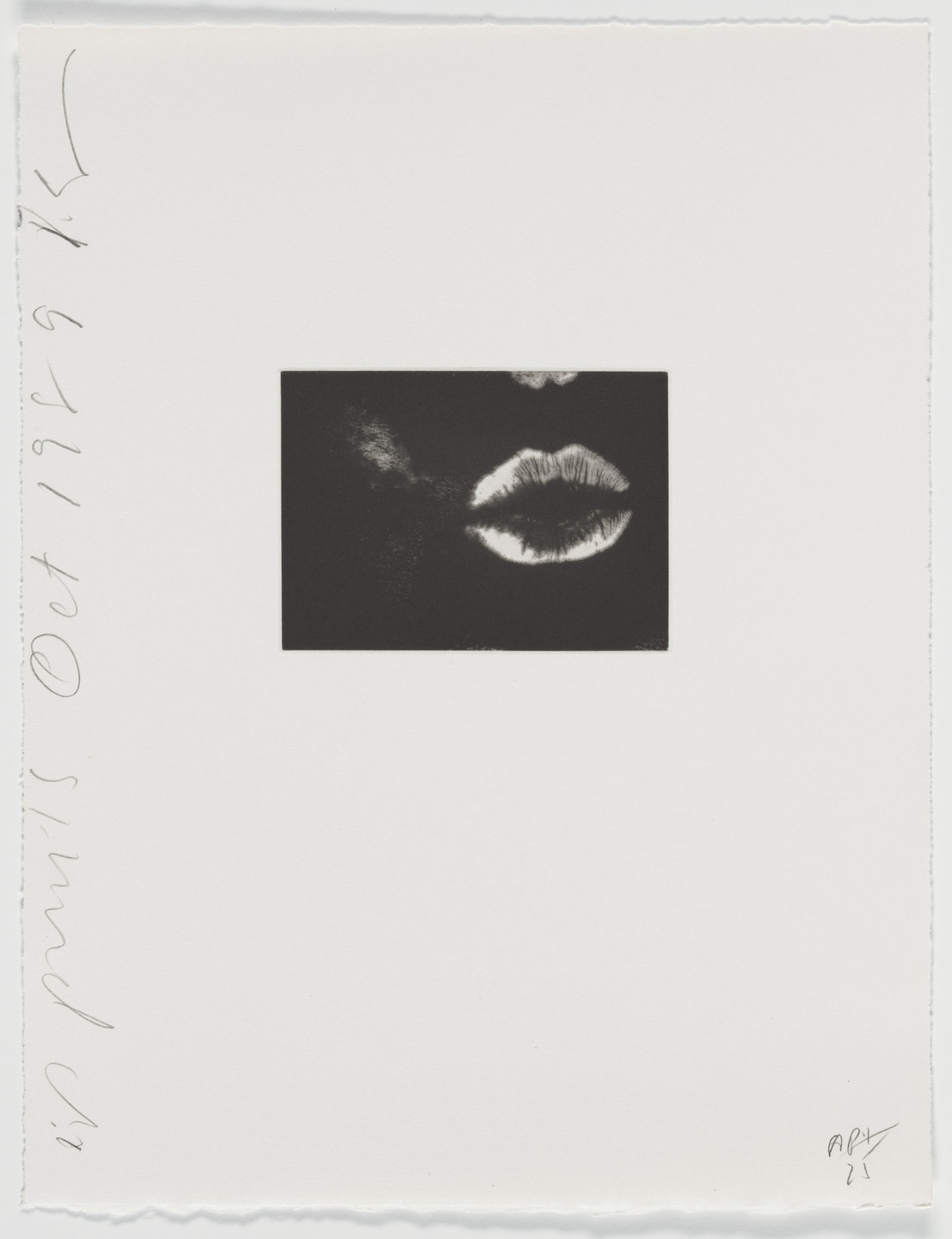 Donald Sultan. Lip Prints. October 1989. | MoMA
